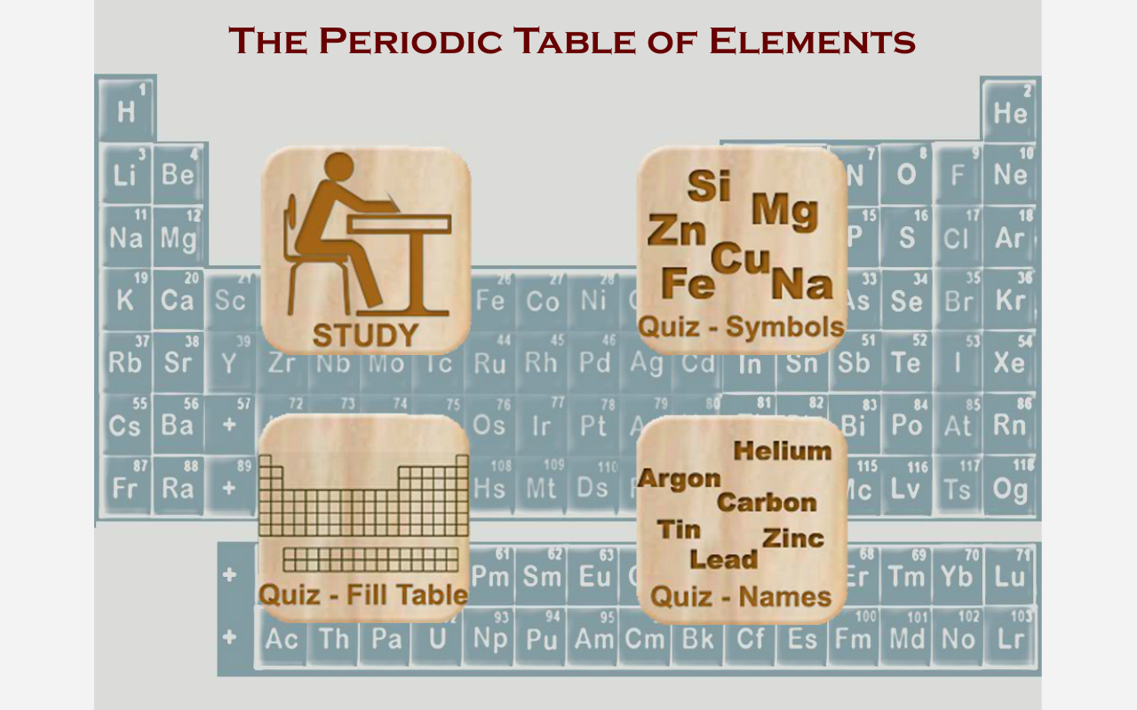 Learn Periodic Table of Elements - Study & Quiz Modes available.-Amazon ...