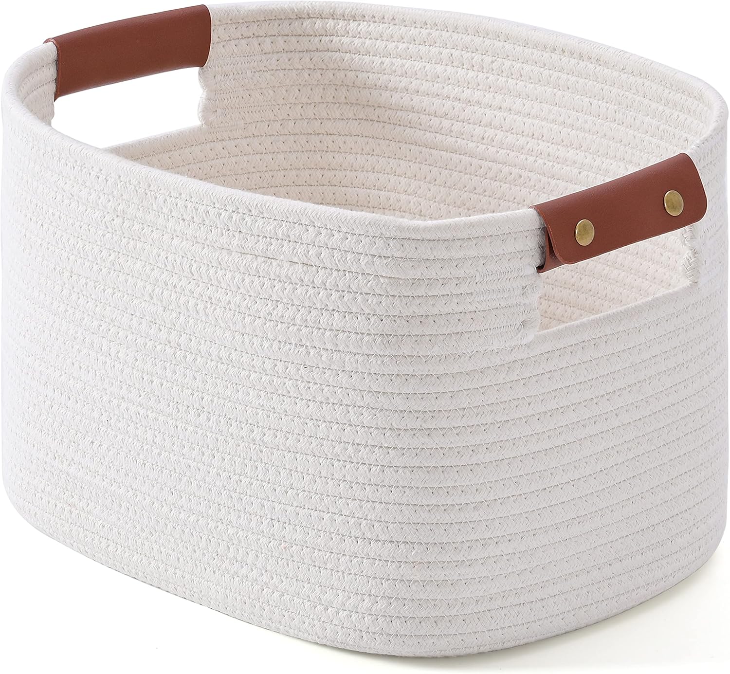 Woven Cotton Rope Storage Basket,Decorative Woven Basket,Decorative ...