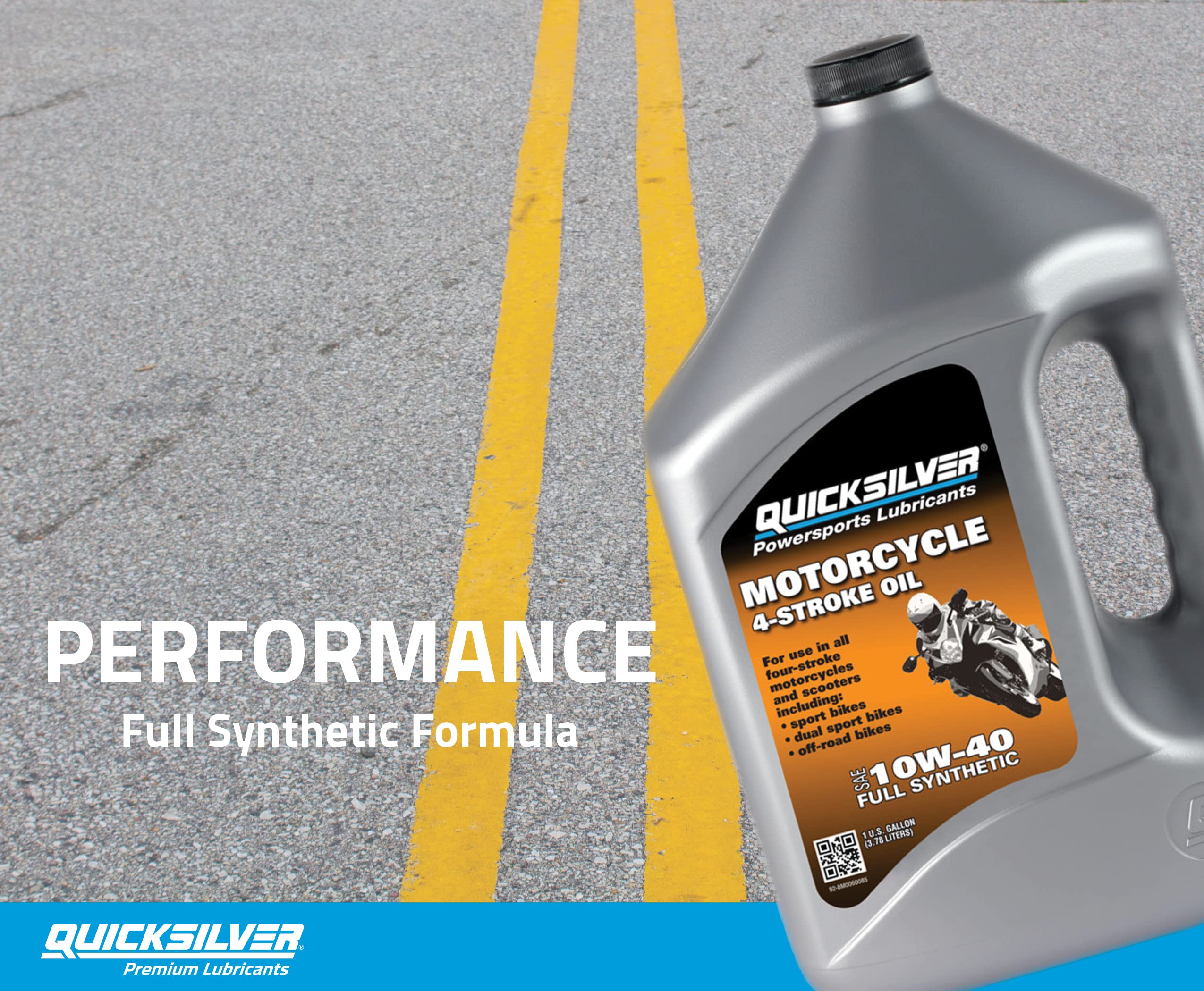 Snapklik.com : 10W-40 Full Synthetic Motorcycle Oil 1 Quart