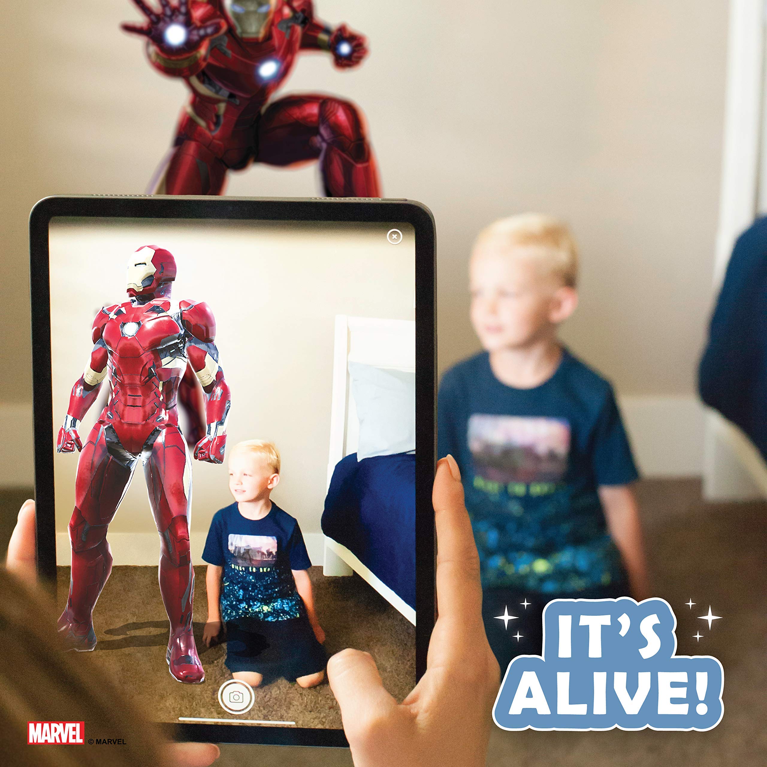 Marvel Iron Man Wall Decal - Iron Man Wall Stickers with 3D Augmented ...
