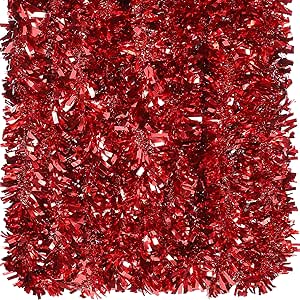 Amazon.com: Sosation 200 ft Christmas Tinsel Garland Christmas Tree ...