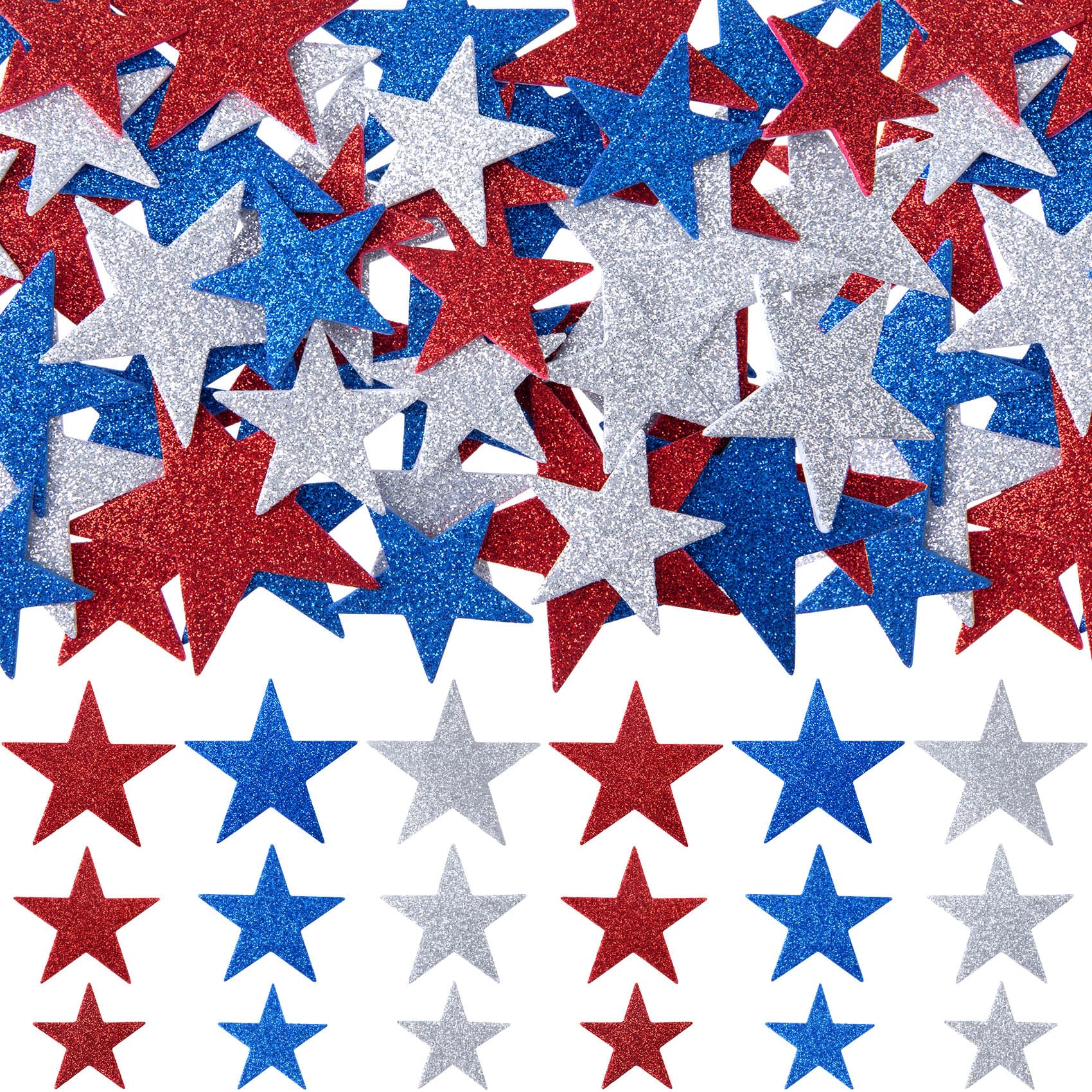 Patriotic Star Stickers