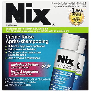 NIX Multi Pack Creme Rinse: Complete Lice Treatment + Comb