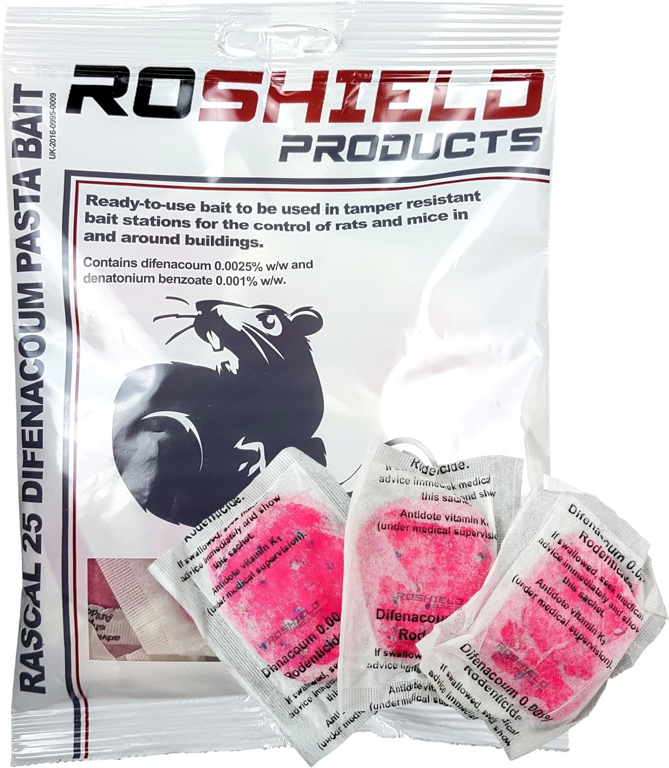 Roshield 30 Mouse Mice Rat Pasta Bait Poison Block Killer Control ...