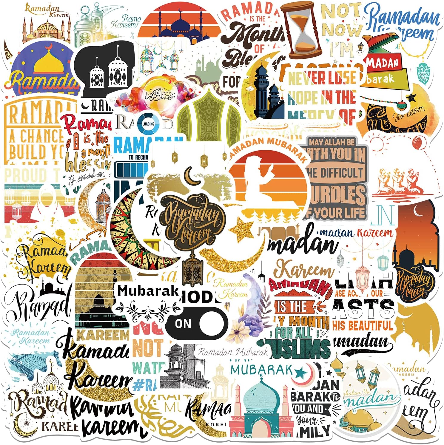 Amazon.com: Muslim Islam Allah Symbol Vinyl Graphic Car Truck Windows ...