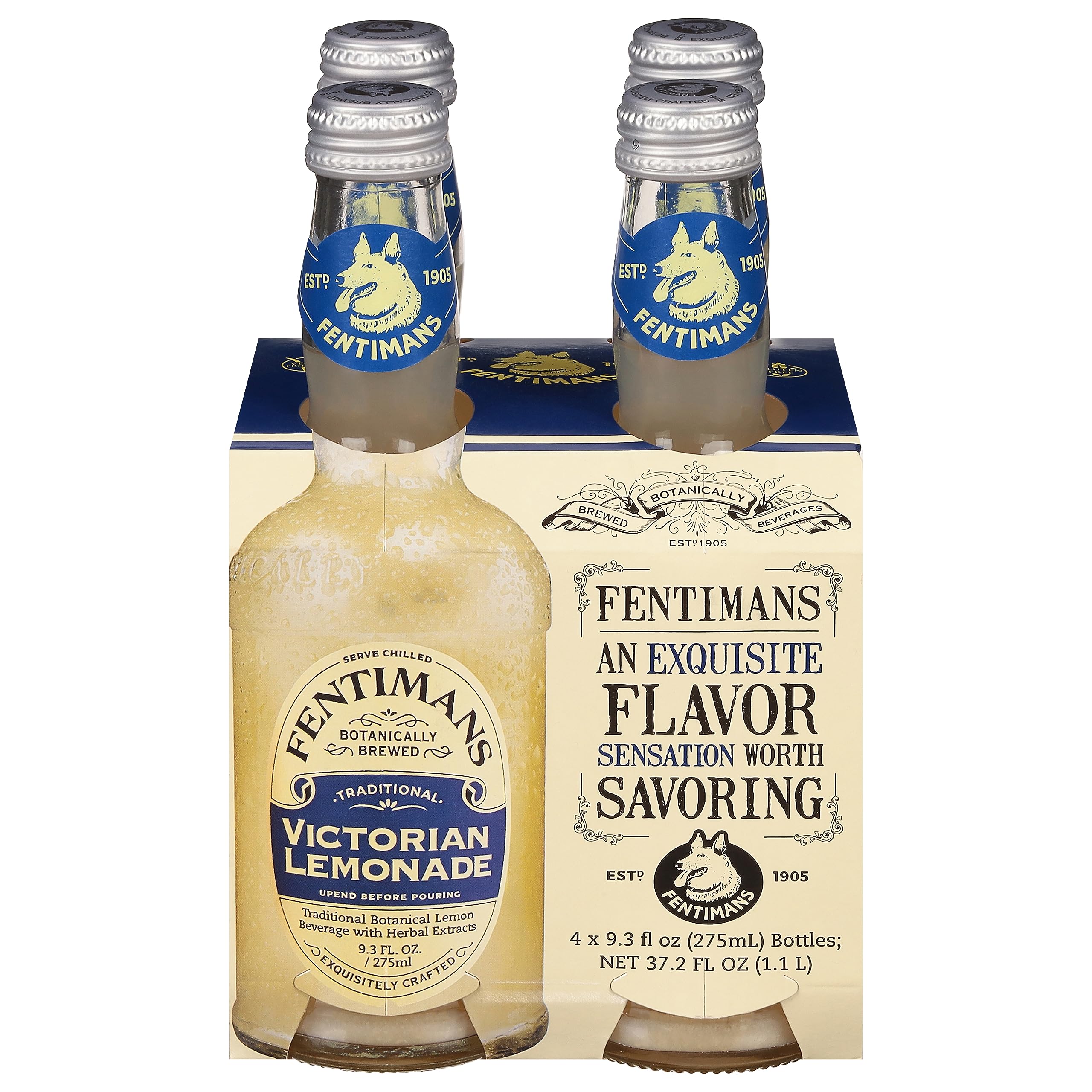 FENTIMANS SODA VICTORIAN LEMONADE 4PK, 9.3 OZ