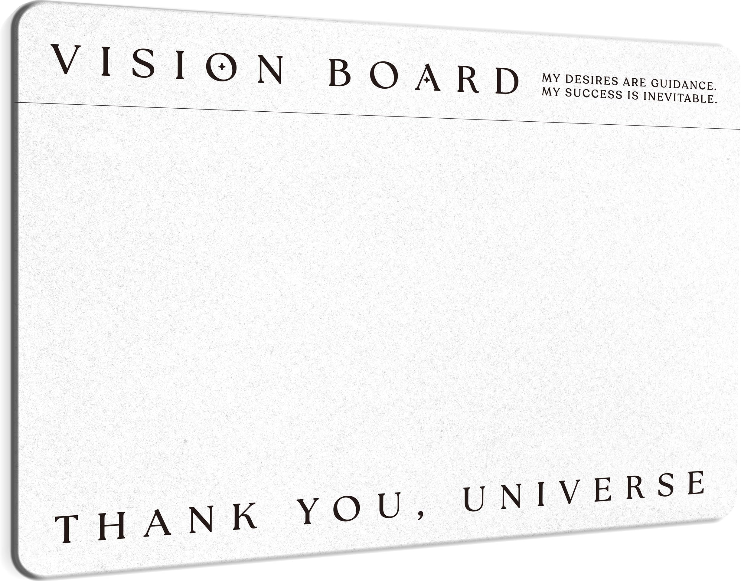 Amazon.com: Premium Vision Board Bulletin Board - Minimalist Dream ...