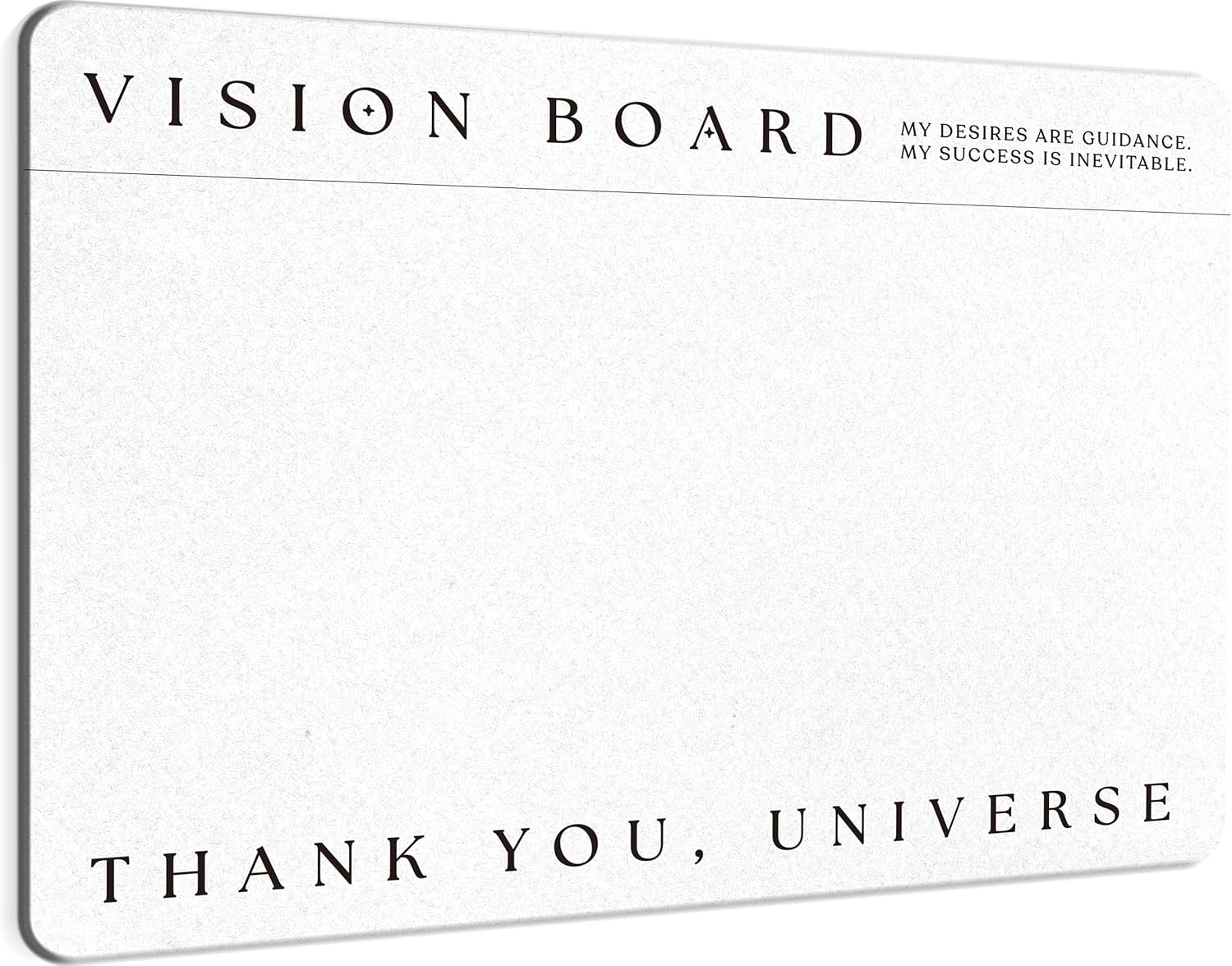 Amazon.com: Premium Vision Board Bulletin Board - Minimalist Dream ...