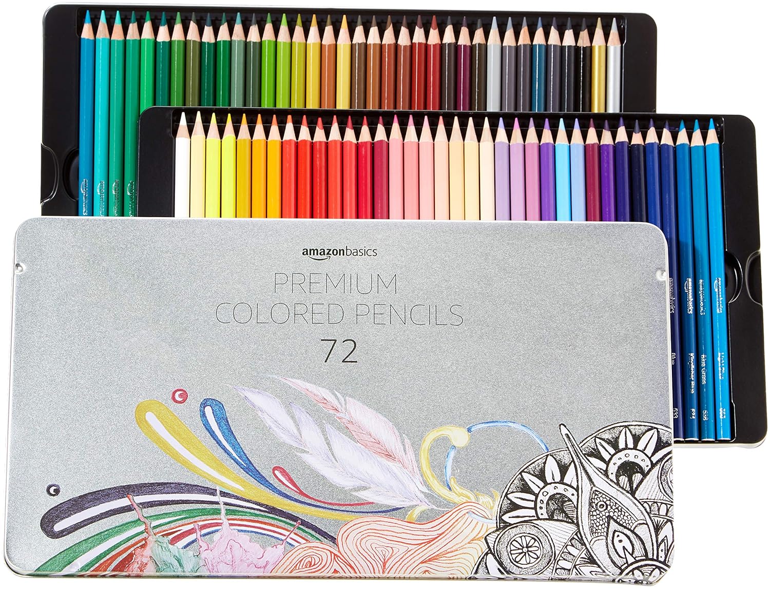 AmazonBasics Colored Pencils - 72-Count Set : Amazon.in: Home & Kitchen