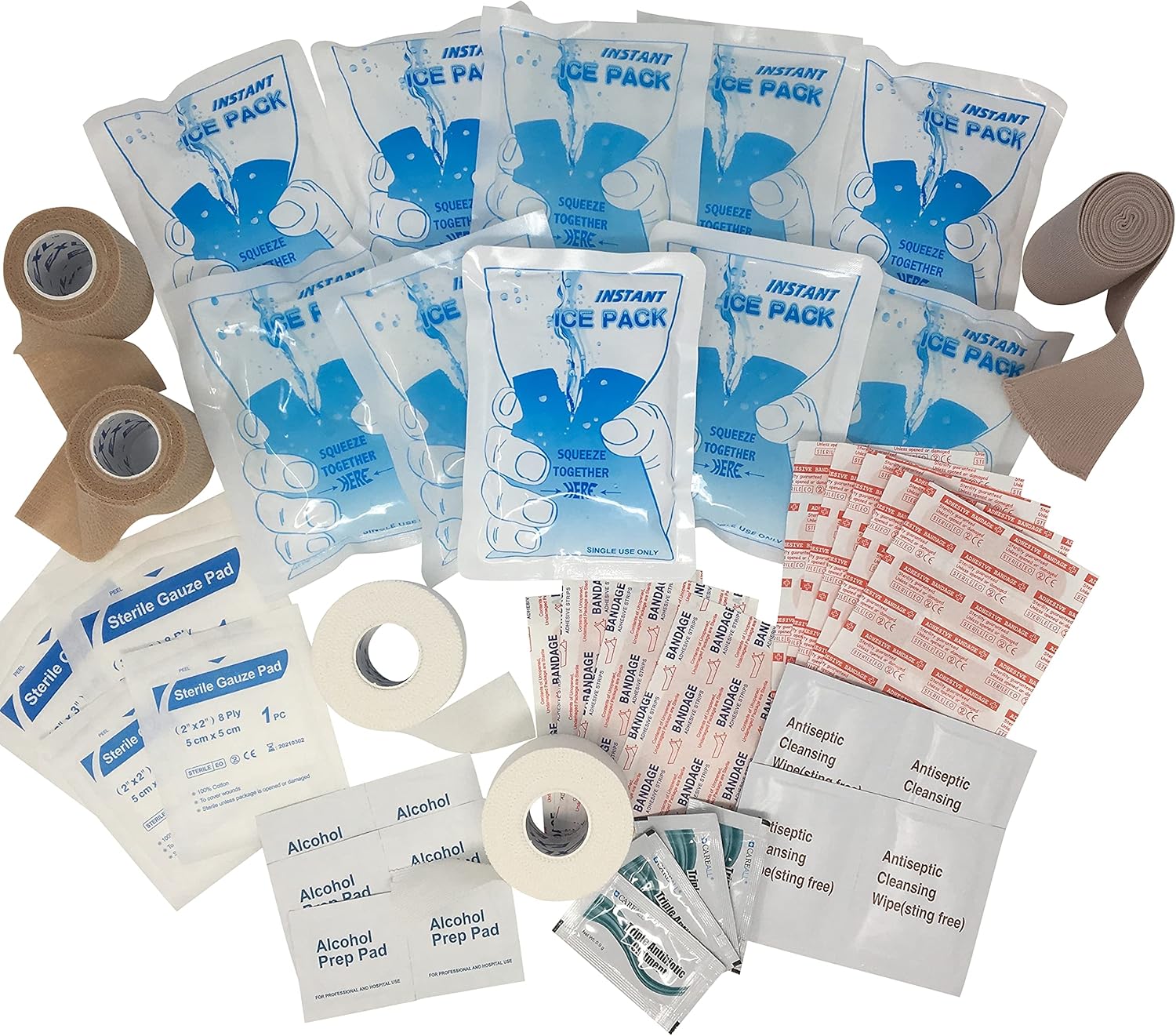 Amazon.com: First-Aid Kit Refill Pack (contains extra ice packs, tapes ...