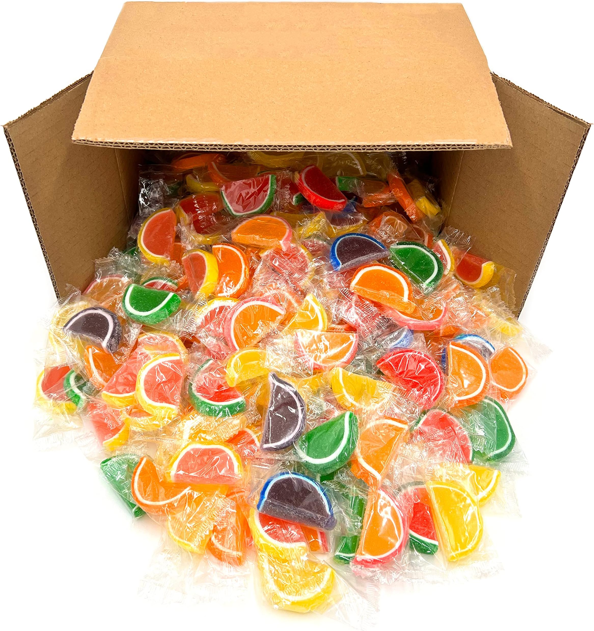 Amazon.com : Emmy & Abby Assorted Jelly Fruit Slices Candy - 1 Pound in ...