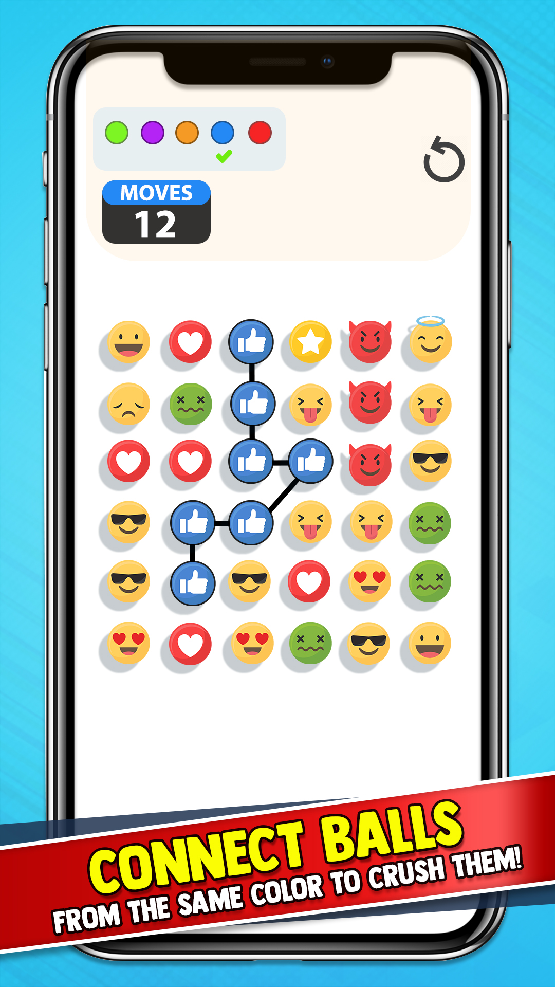 Collect 'Em All: Connect Dots Color Match Puzzle - Clear Dots Matching ...