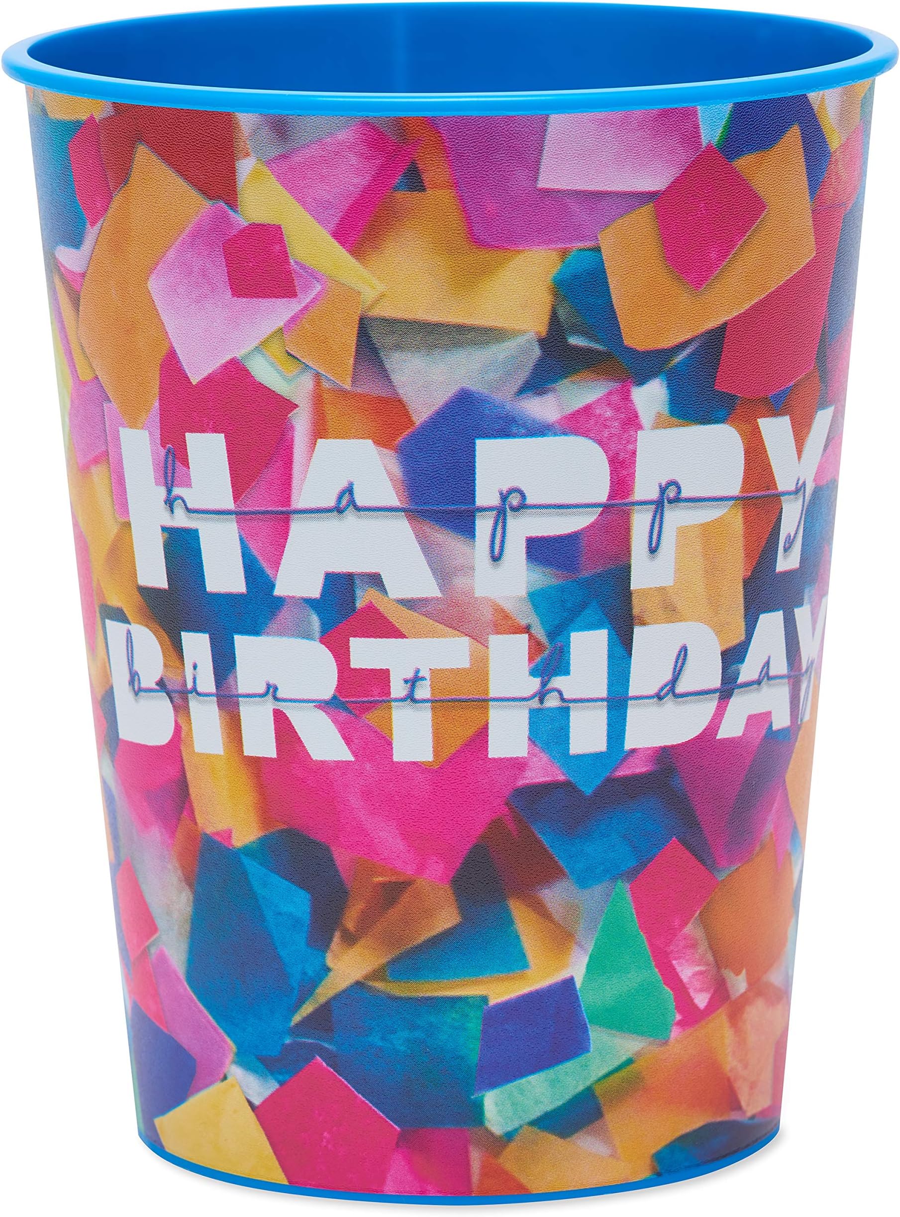 Amazon.com: Steel Chill Cups 16 oz. Party Cups 'Happy Birthday' Balloon ...
