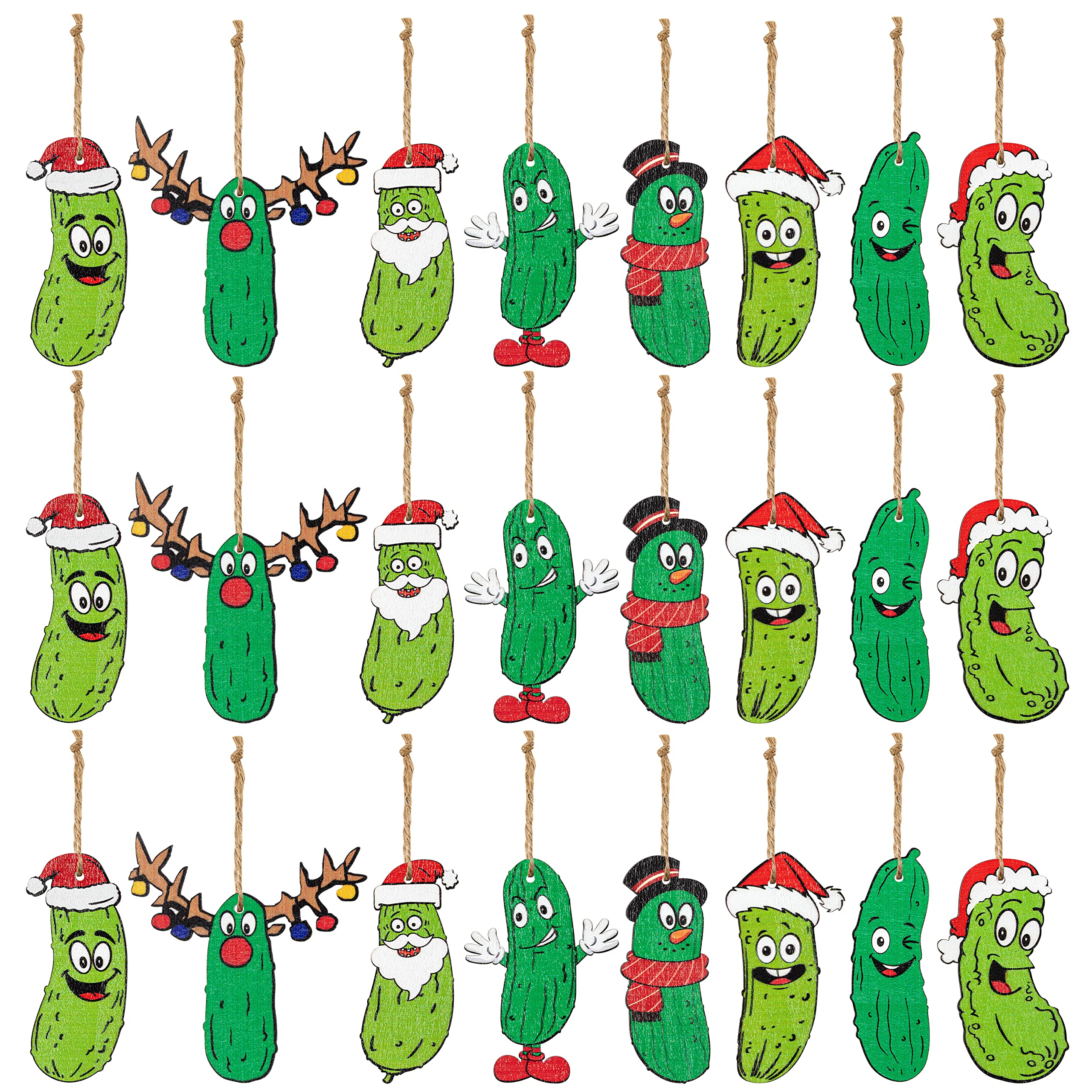 Pickle Ornament Coloring Page