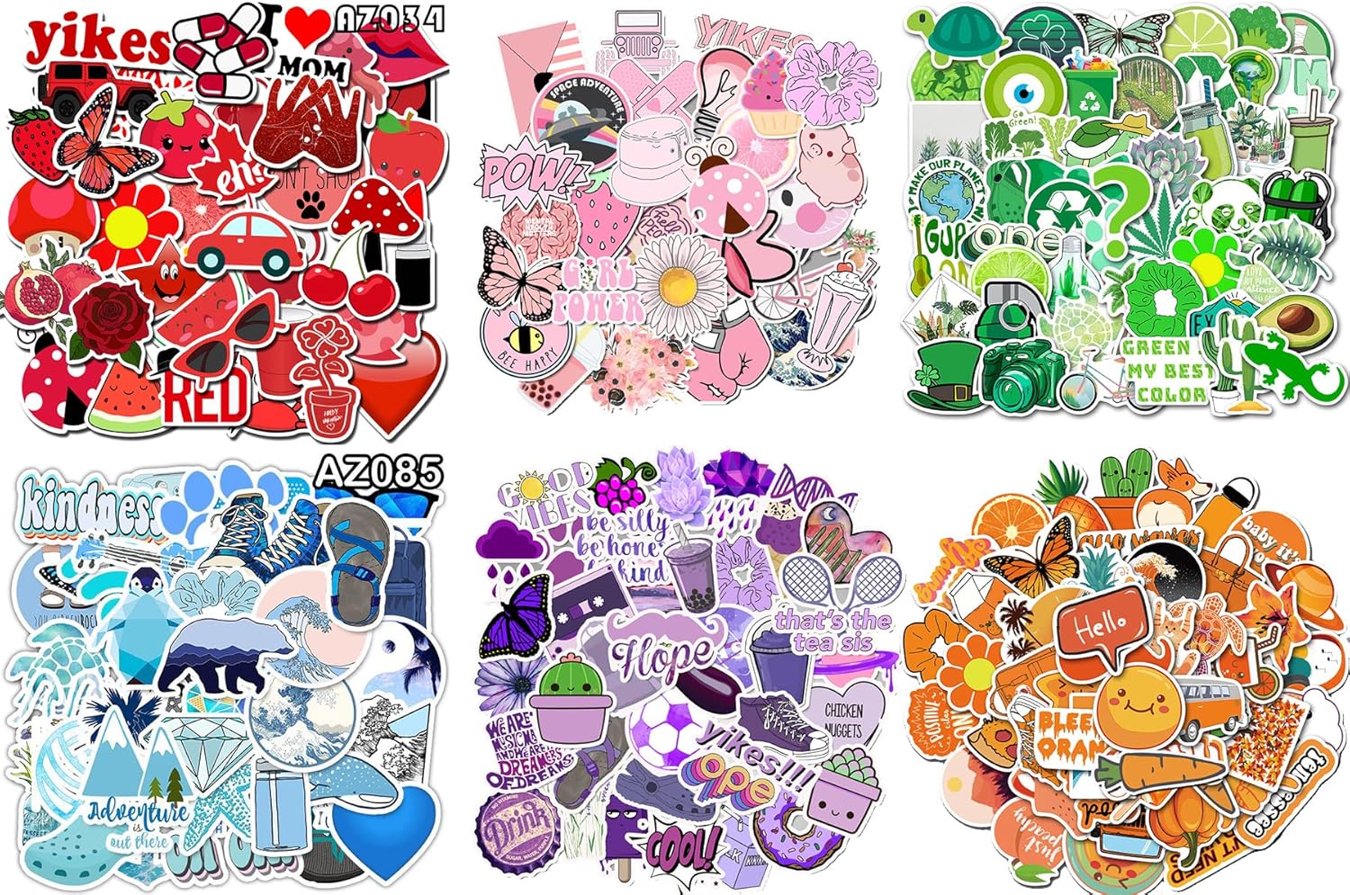 300pcs Cute VSCO Stickers Pack for Hydroflask Laptop Australia | Ubuy