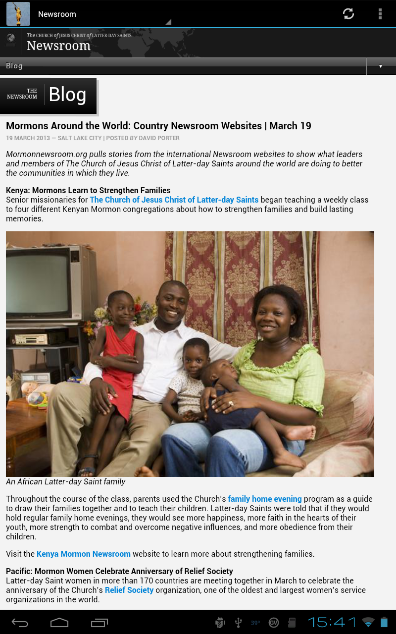 LDS Blogs - App on Amazon Appstore