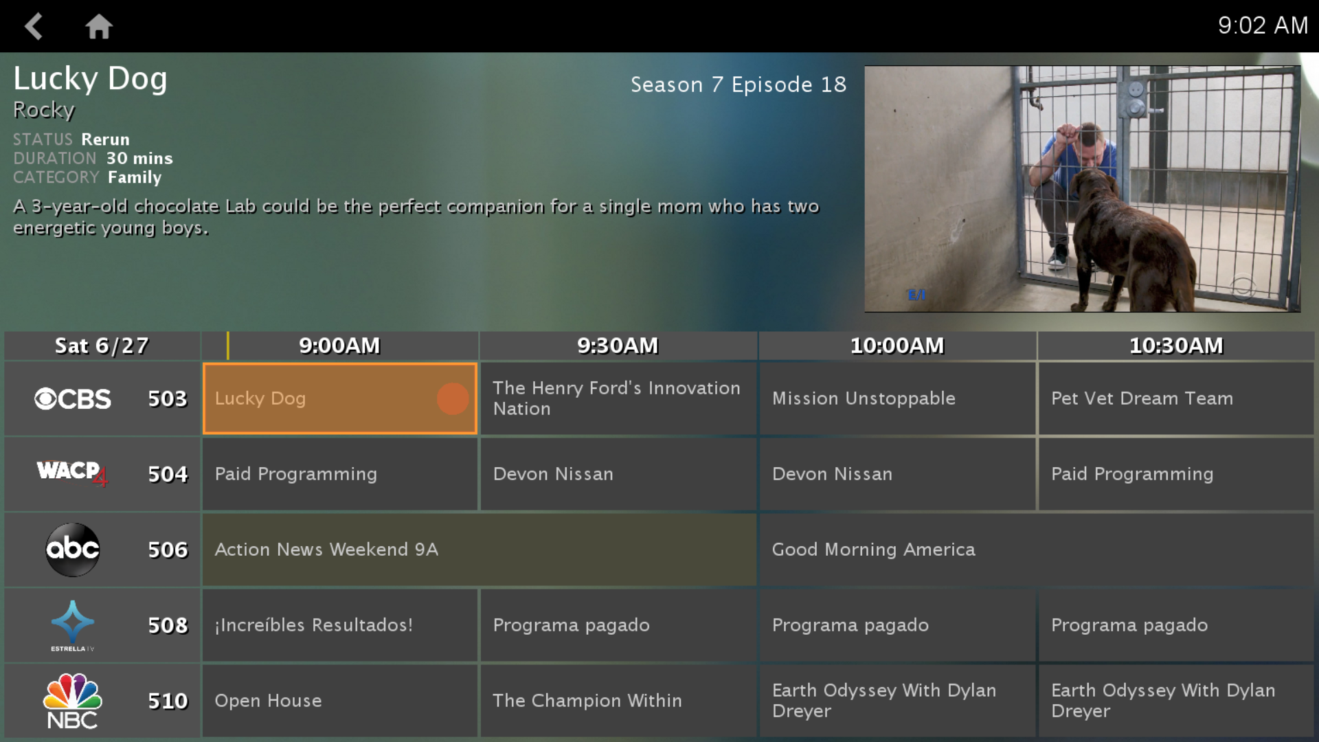 SageTV Andriod Client - App on Amazon Appstore