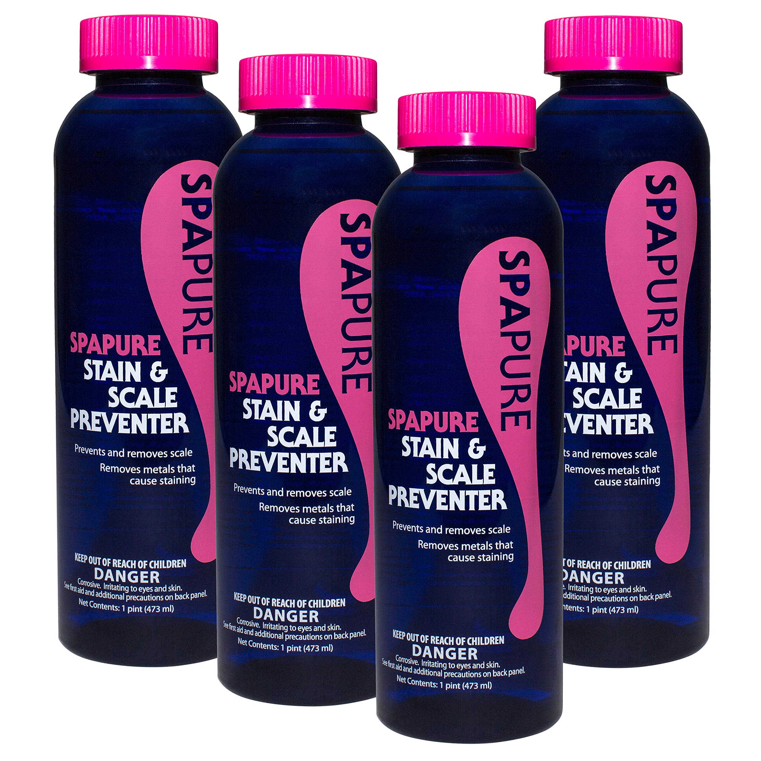 Amazon.com : SpaPure Stain & Scale Preventer (1 pt) (4 Pack) : Patio ...