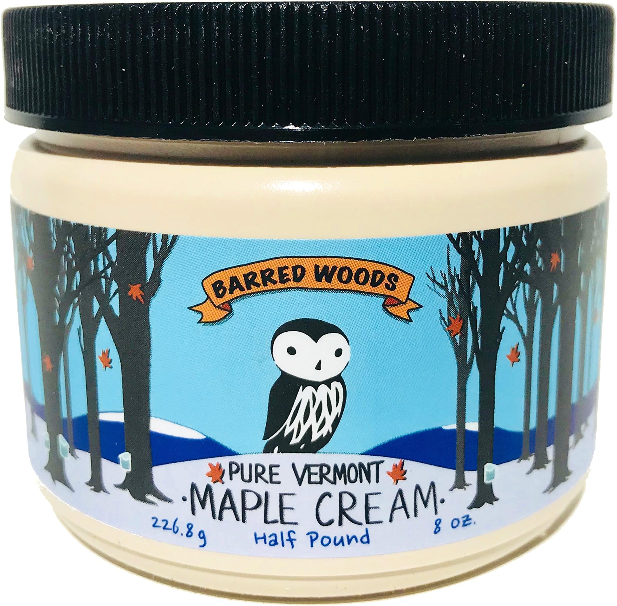 Amazon.com : Pure Vermont Maple Cream - Barred Woods Maple Products ...
