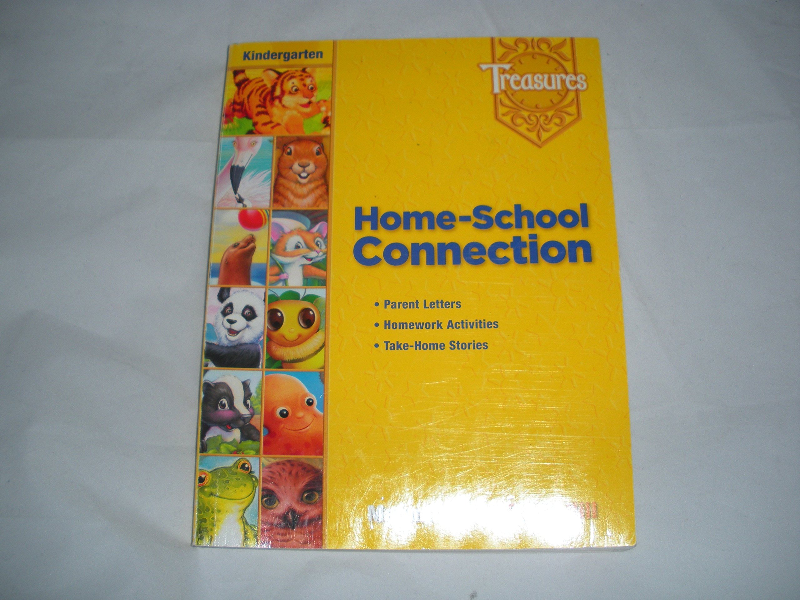 Macmillan McGraw-Hill Treasures Home-School Connection Kindergarten ...