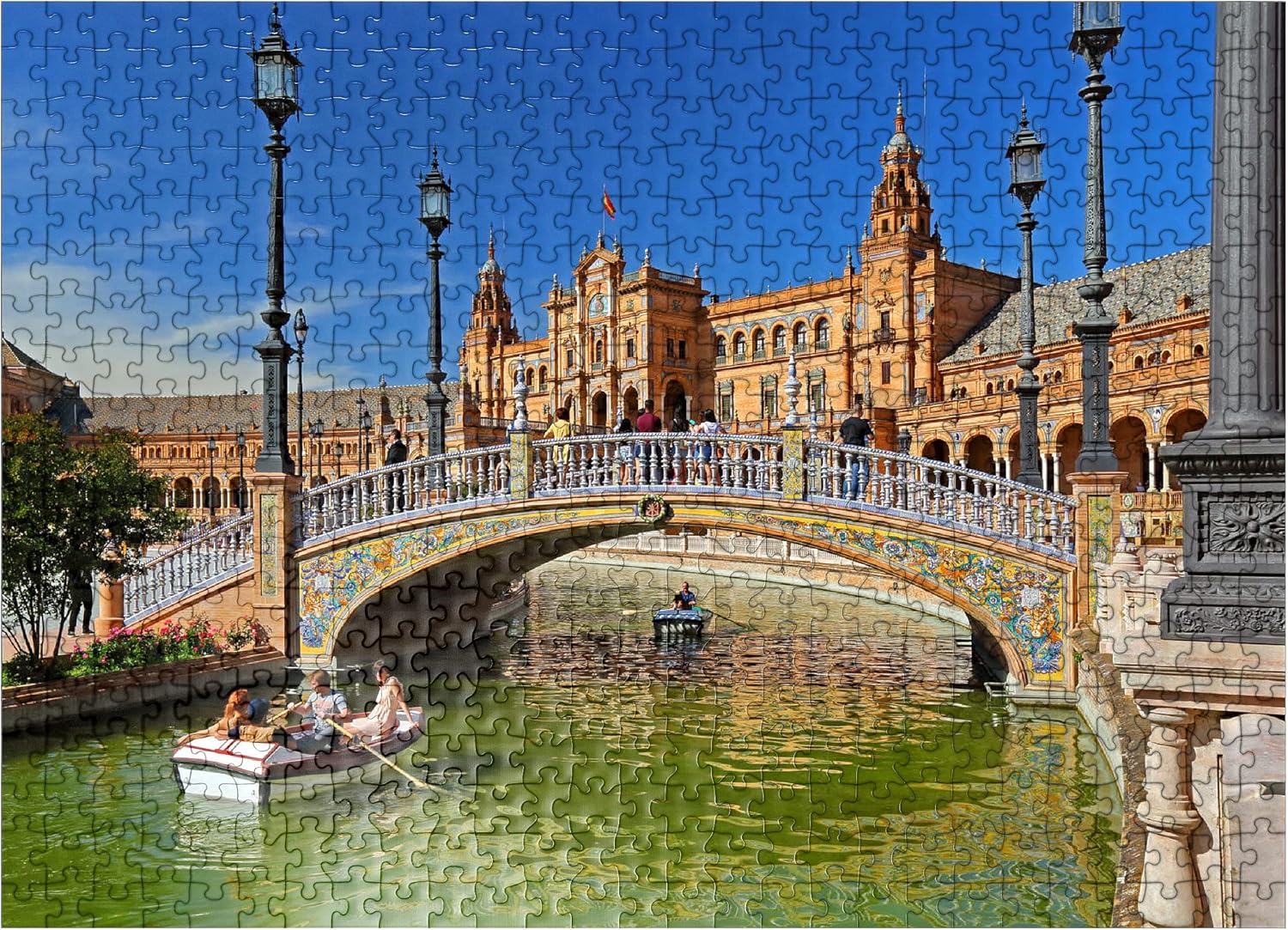 Amazon.com: Plaza De Espana, Seville, Andalusia, Spain - Premium 500 ...