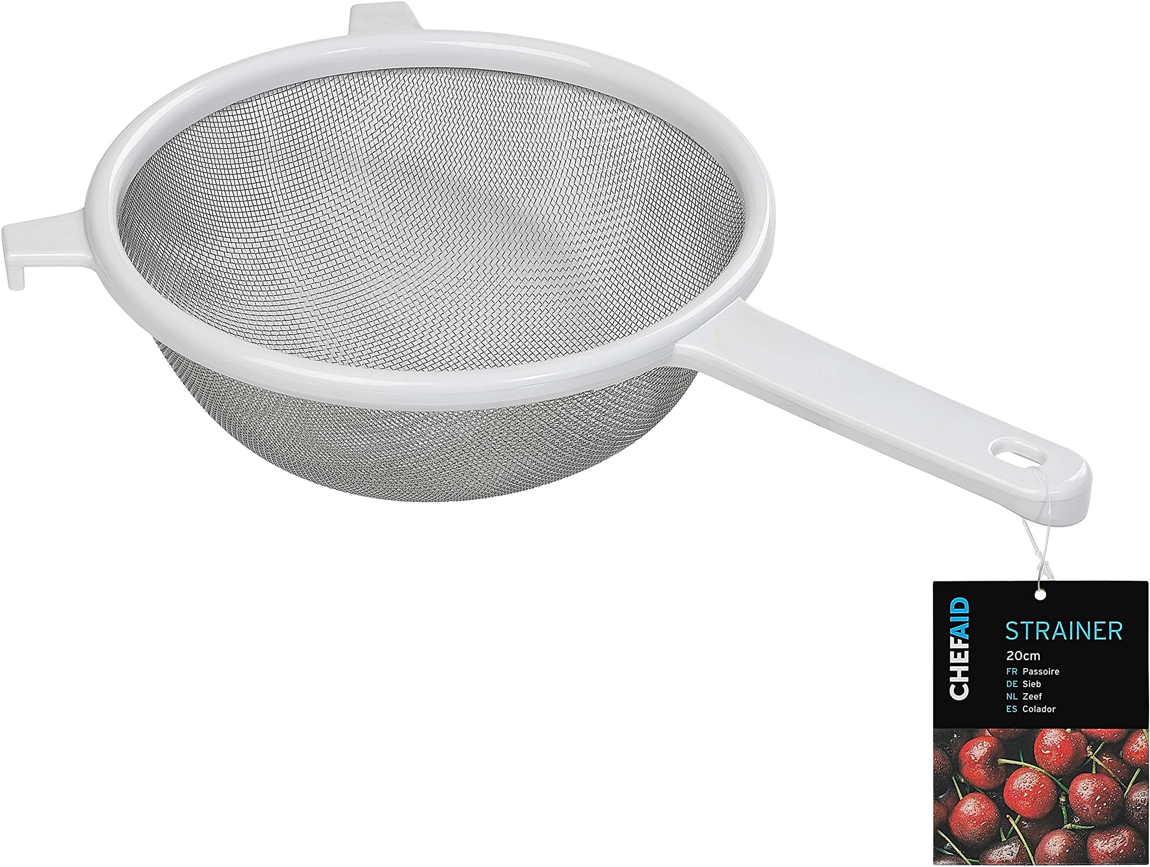 Tasty Wire Mesh Sieve with Long Handles and Support, Stainless Steel ...