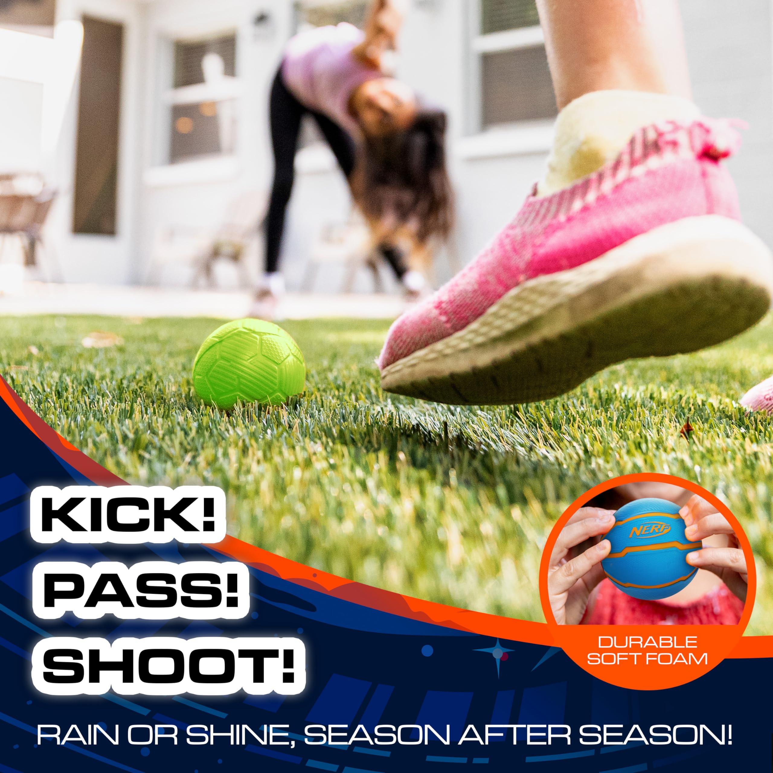 Snapklik.com : NERF Mini Stress Foam Sport Ball Set - Kids Mini Sports ...