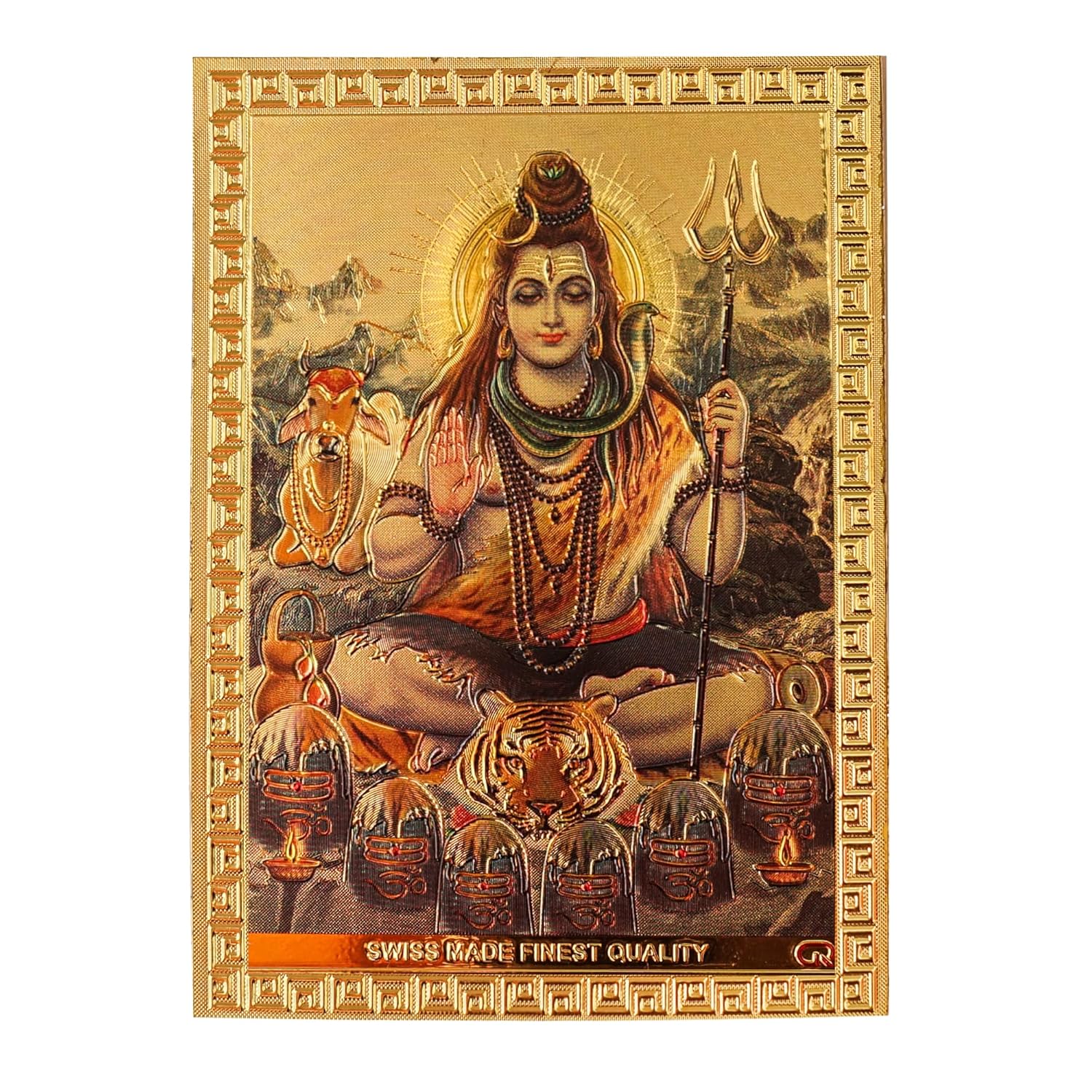 Hawai Small Pocket Size Lord Shiva Mahadev Bholenath Poster Sticker for ...