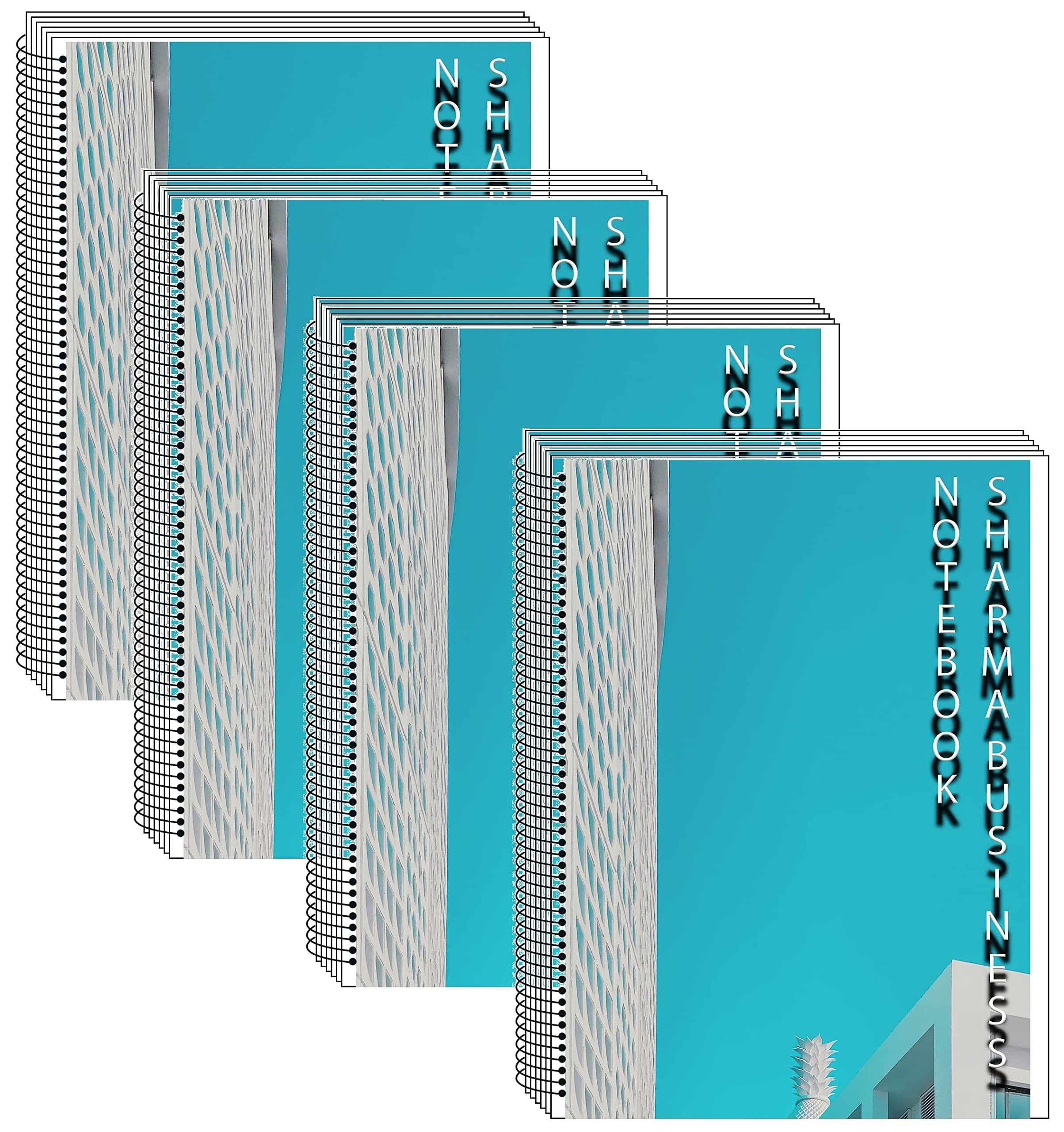 SHARMA BUSINESS A4 Blank Page Spiral Notebook With 140 Page in Each ...