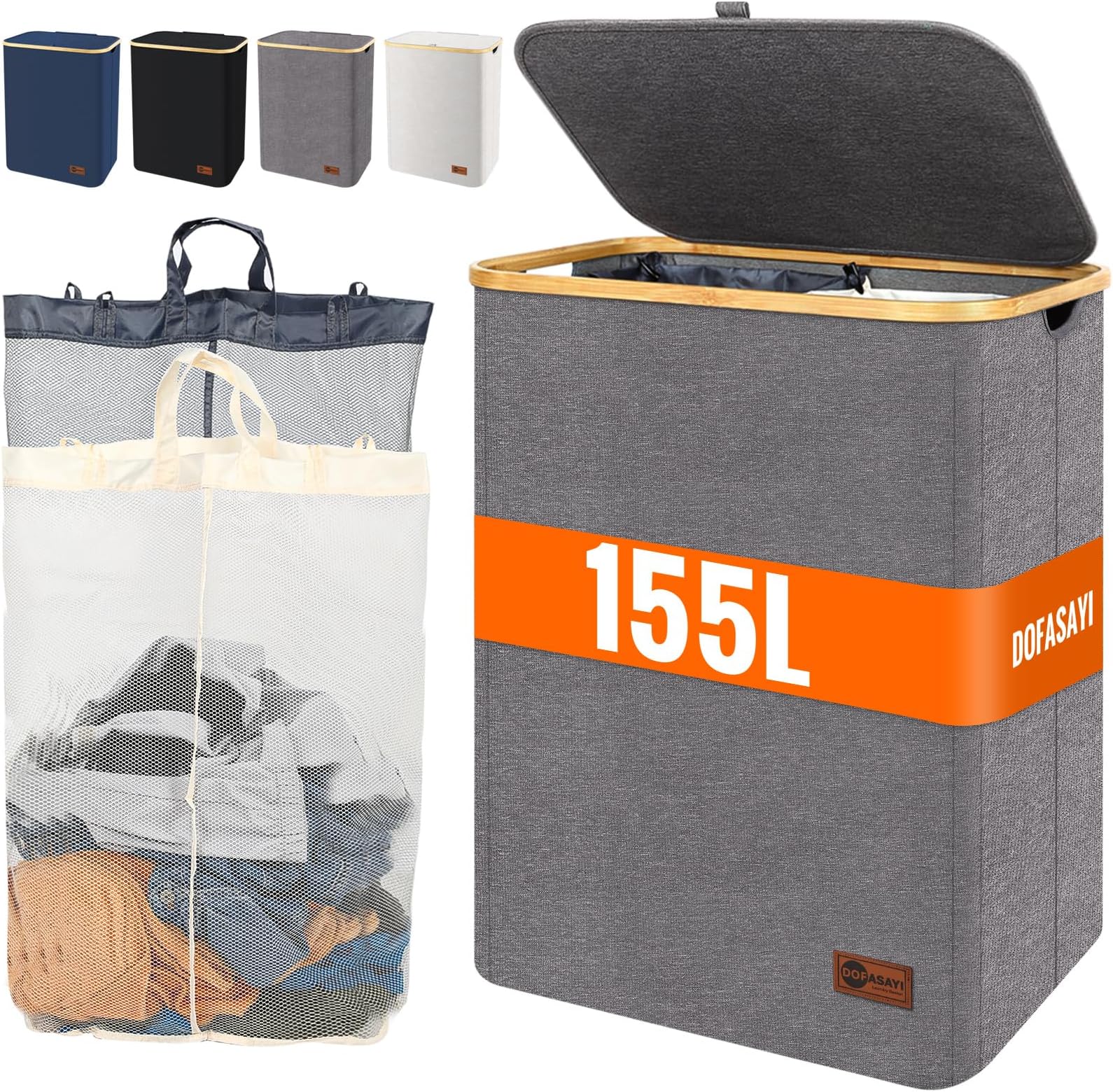 Amazon.com: DOFASAYI Laundry Basket - Extra Large Laundry Hamper 2 ...