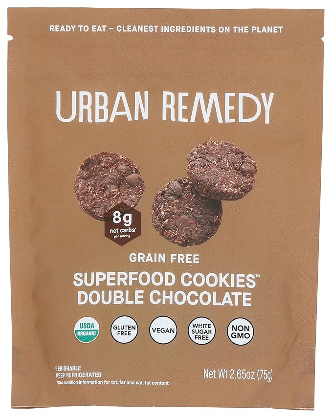 Amazon.com: Urban Remedy Organic Superfood Cookies Double Chocolate ...