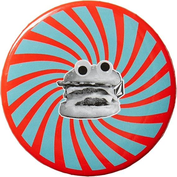 Amazon.com: Volcom Men's Burger X Vlcm Pin, True Red, One Size ...