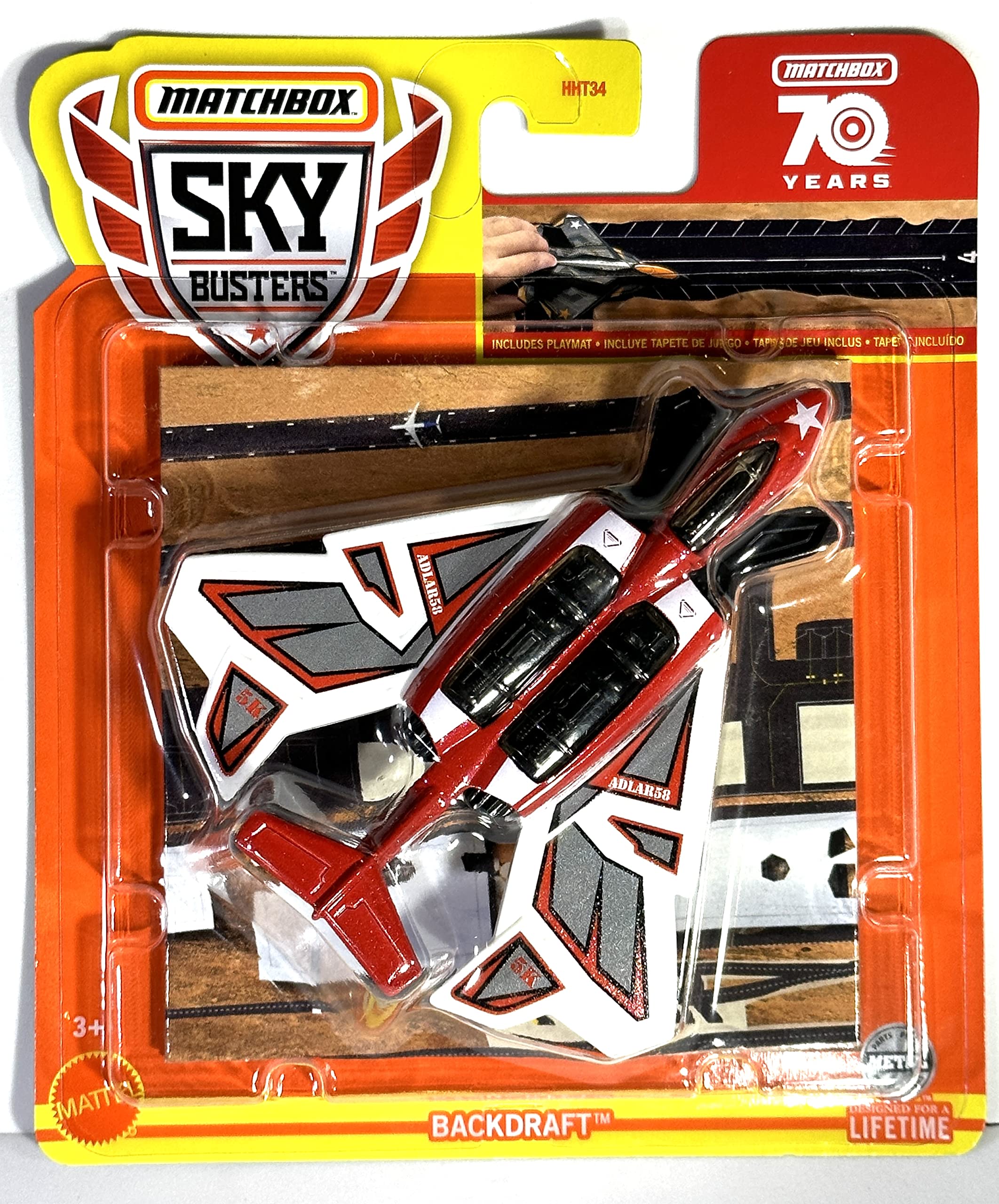 Amazon.com: Matchbox 2023 - Sky Busters - Backdraft - Red - 19/32-2023 ...