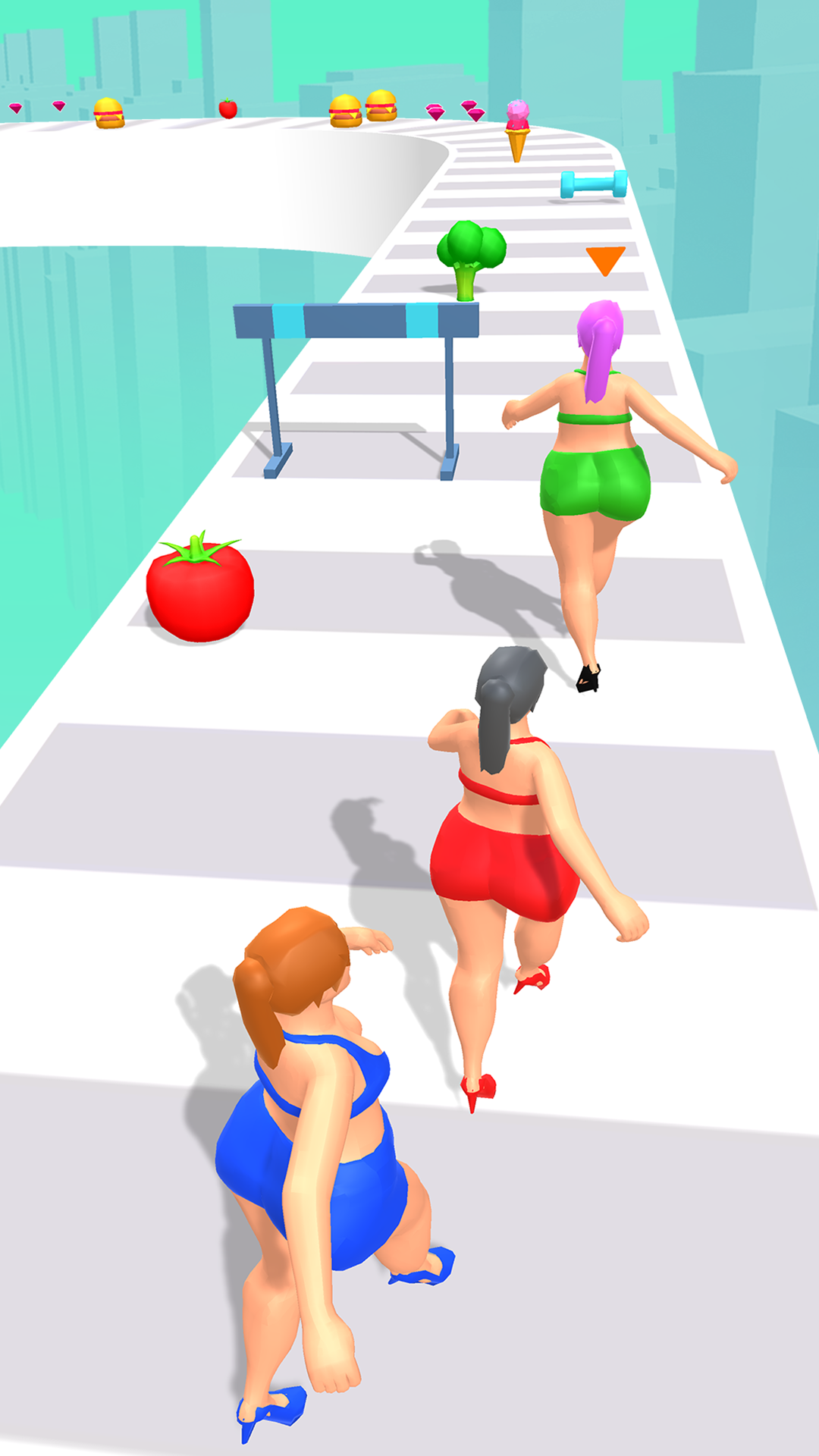 Twerk run body girl race fun 3d game 2022 new twerking belly runner ...