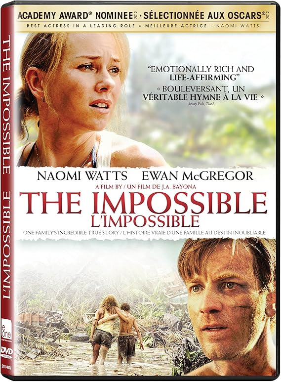 The Impossible / L'impossible (Bilingual): Amazon.ca: Naomi Watts, Ewan ...