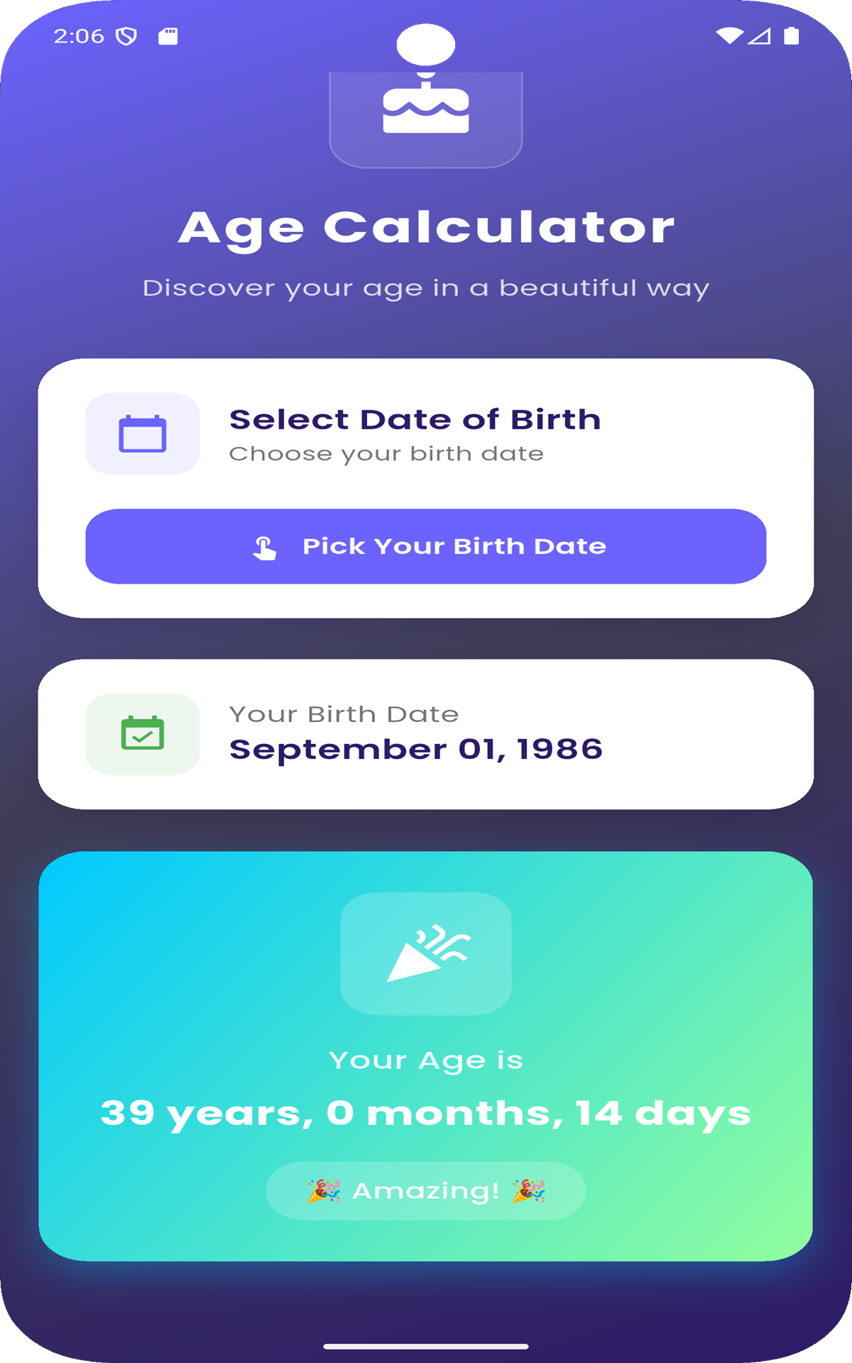 Age calculator - Application sur Amazon Appstore