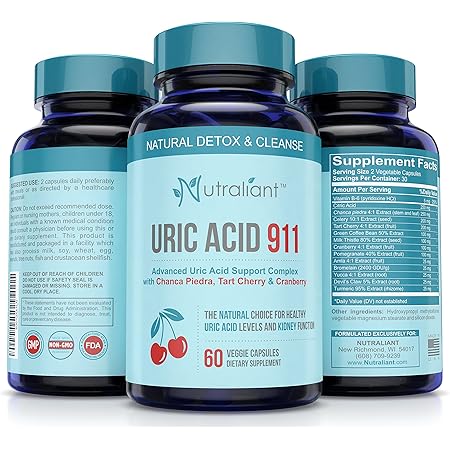 Amazon.com: #1 Uric Acid Support Supplement - URIC 911 Advanced Cleanse ...
