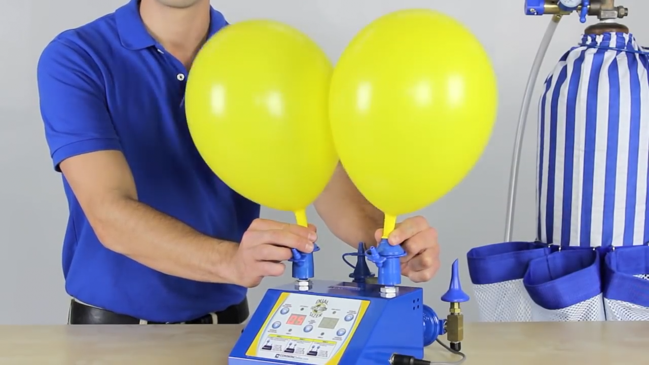 Watch Conwin's Dual Split-Second Sizer Automatic Balloon Inflator on ...