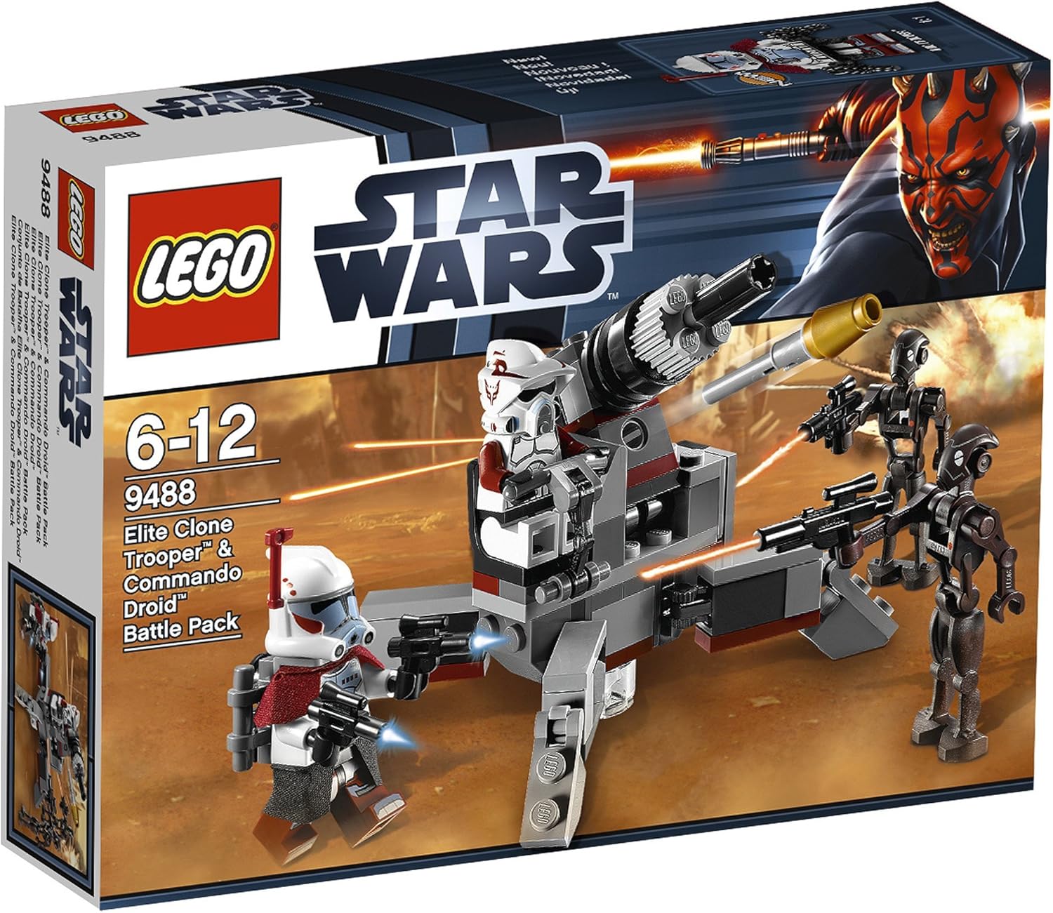 LEGO Star Wars TM 9488 - Elite Clone Trooper & Commando Droid Battle ...