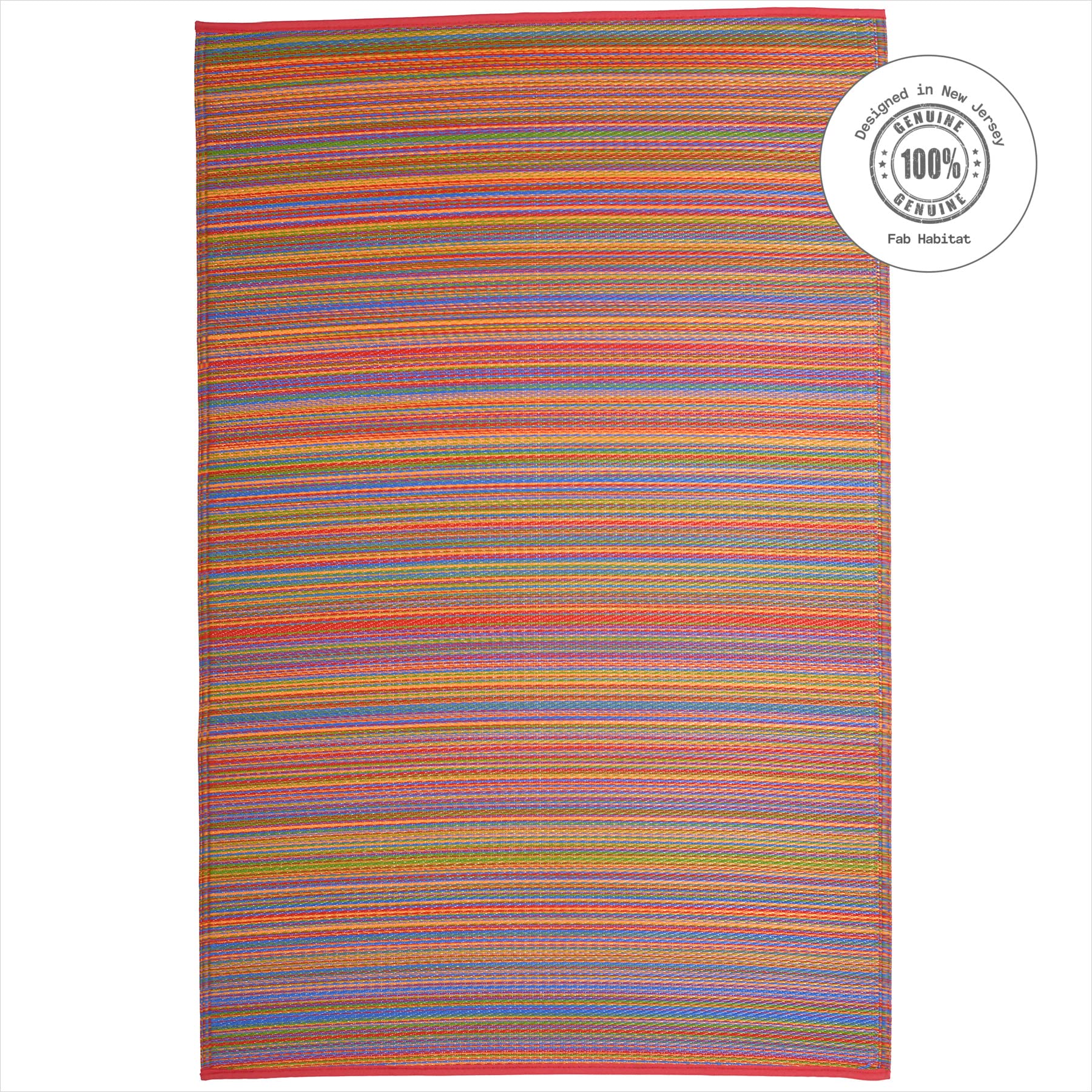 Snapklik.com : Striped Outdoor Rug - Waterproof, Fade Resistant, Crease ...