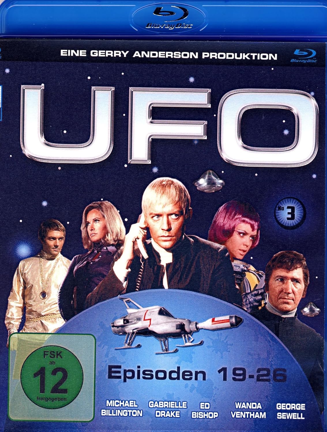 UFO Vol. 3 - Episoden 19-26 (Blu-ray): Amazon.co.uk: Michael Billington ...