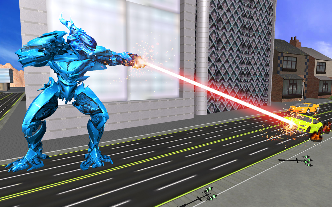 Robot Transformation Dragon Futuristic Crime City - App on Amazon Appstore