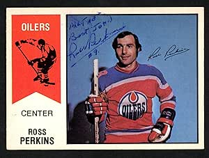 Ross Perkins Autographed 1974-75 WHA O-Pee-Chee Card #39 Edmonton ...