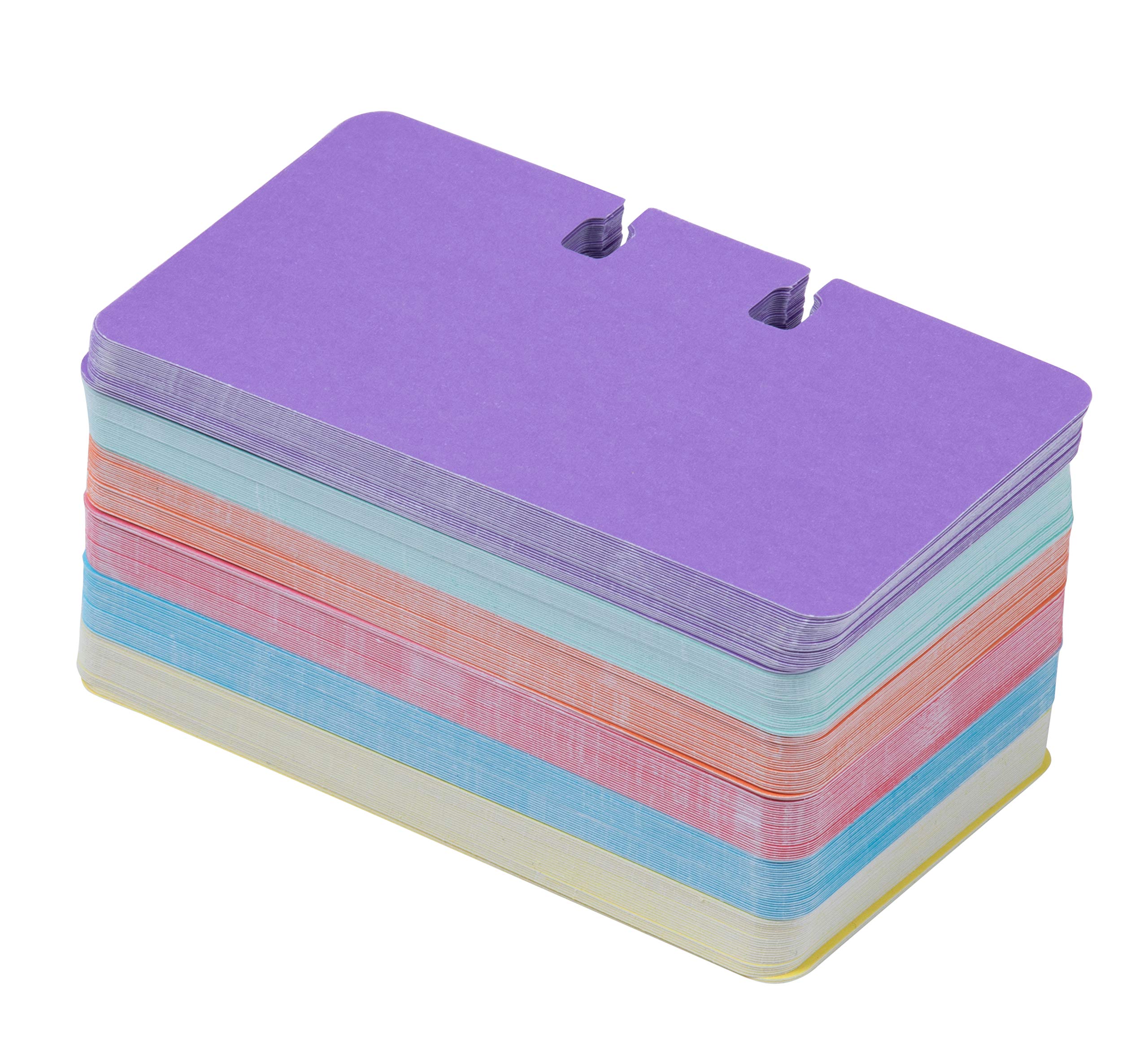 Rolodex For Business Cards Paper Junkie 200-Pack Blank Notched Rotary ...