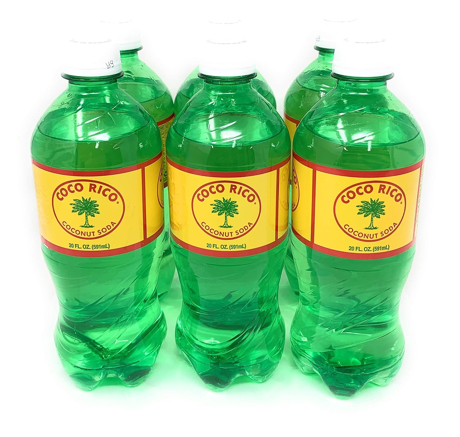 Amazon.com : Coco Rico Coconut Soda 20 oz bottles, 6 Pack : Grocery ...