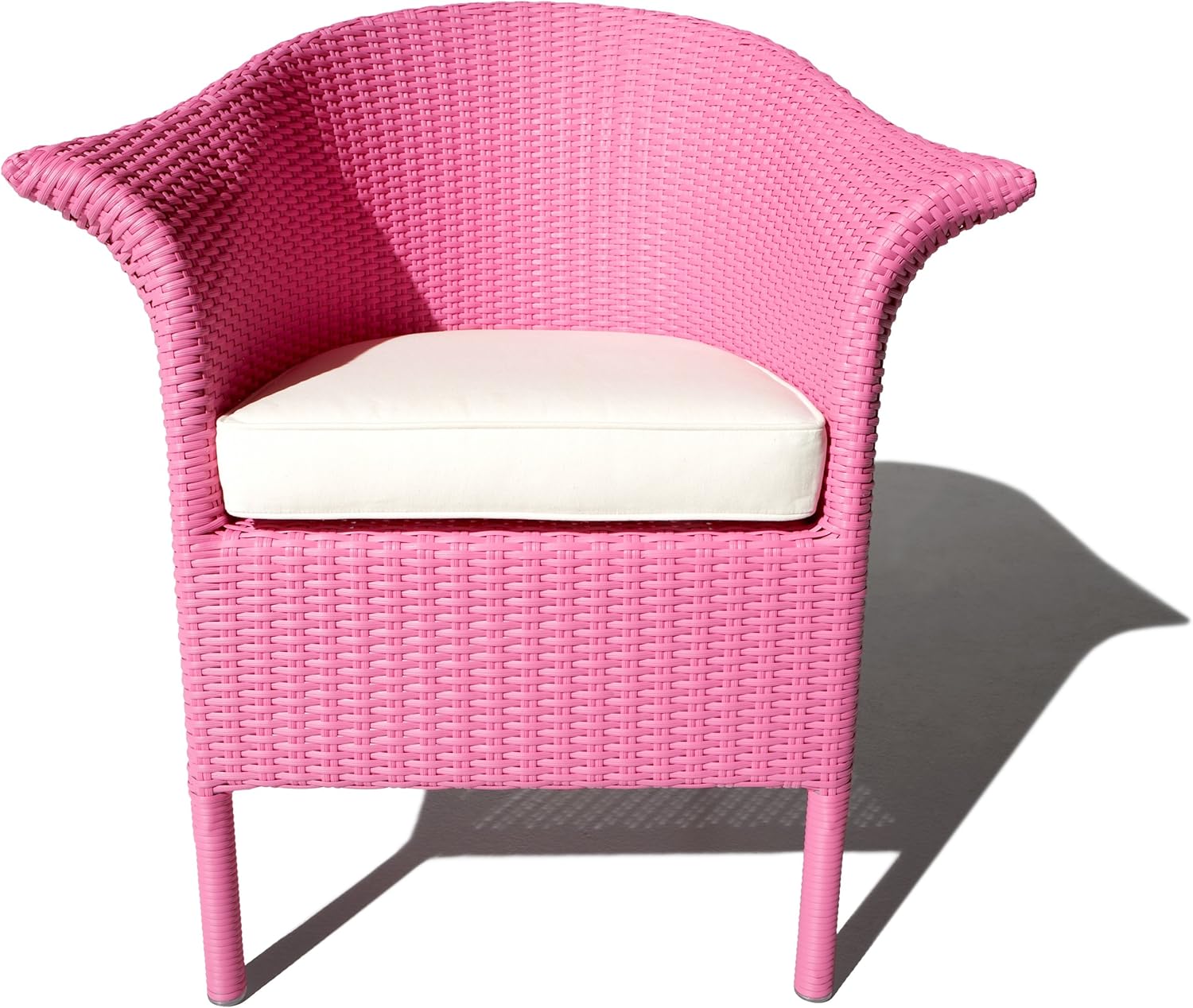 Amazon.com : Strathwood All-Weather Wicker Side Chair, Pink : Patio ...