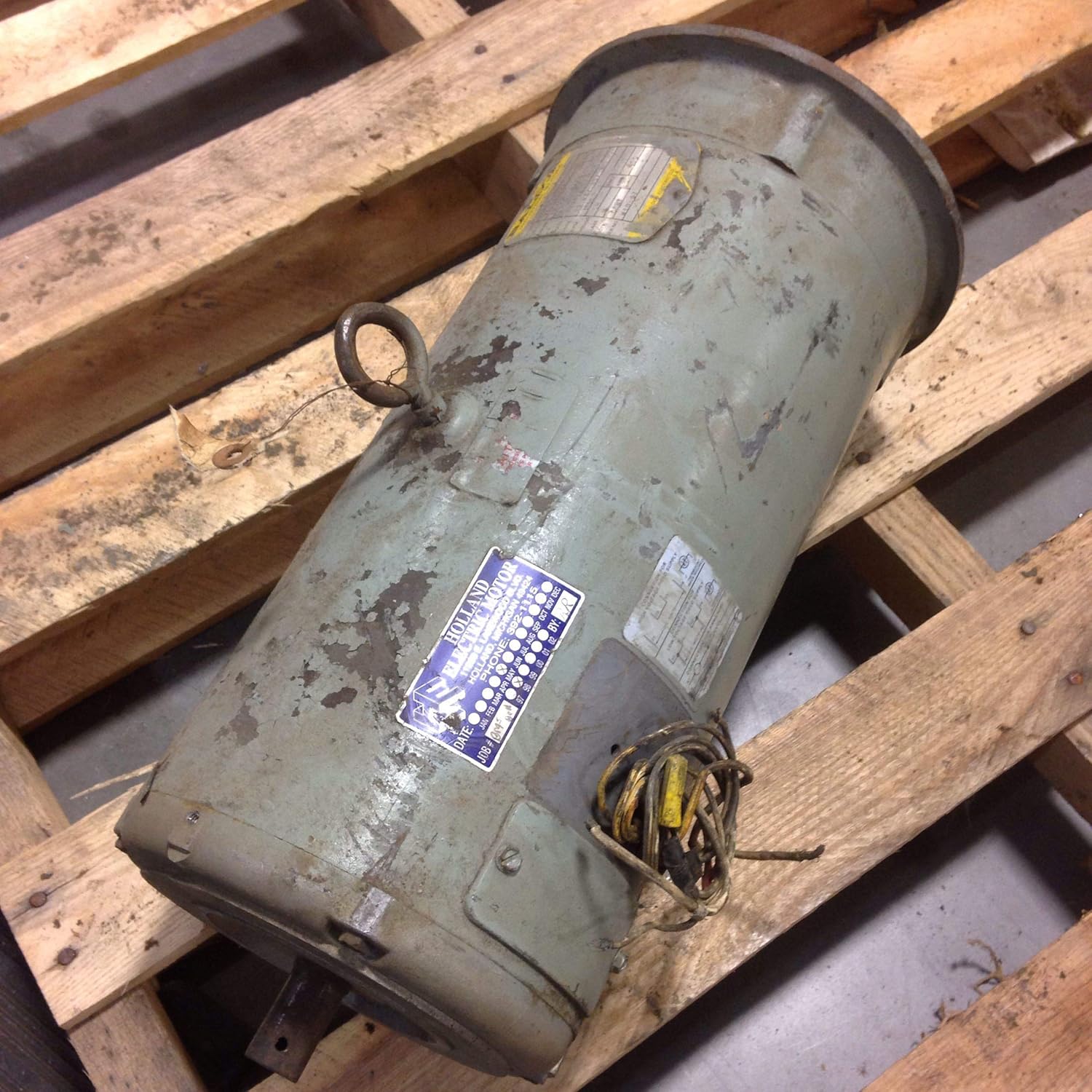 BALDOR CD6203 184TC Frame TEFC DC Motor, 3 hp, 1750 RPM, 3668D, F1, N ...