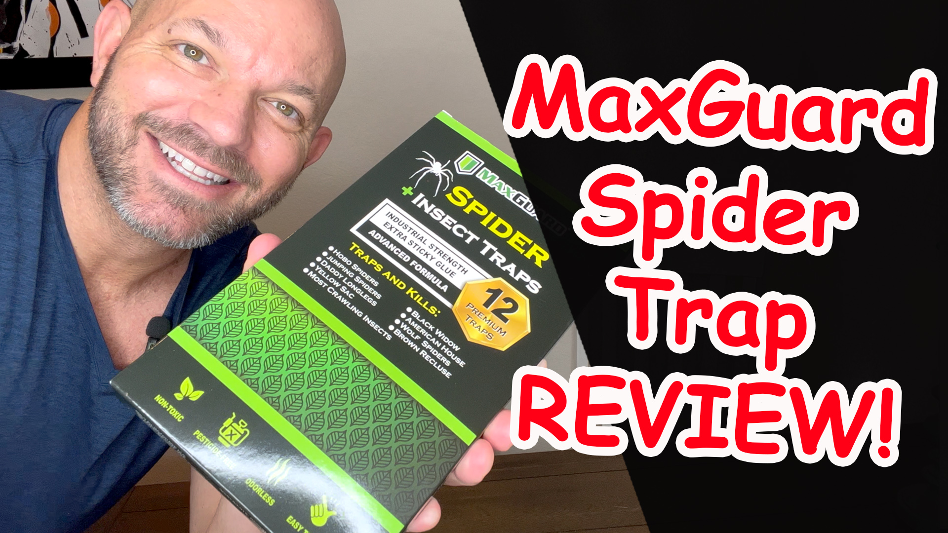 Watch MaxGuard Spider Insect Traps USER REVIEW! on Amazon Live