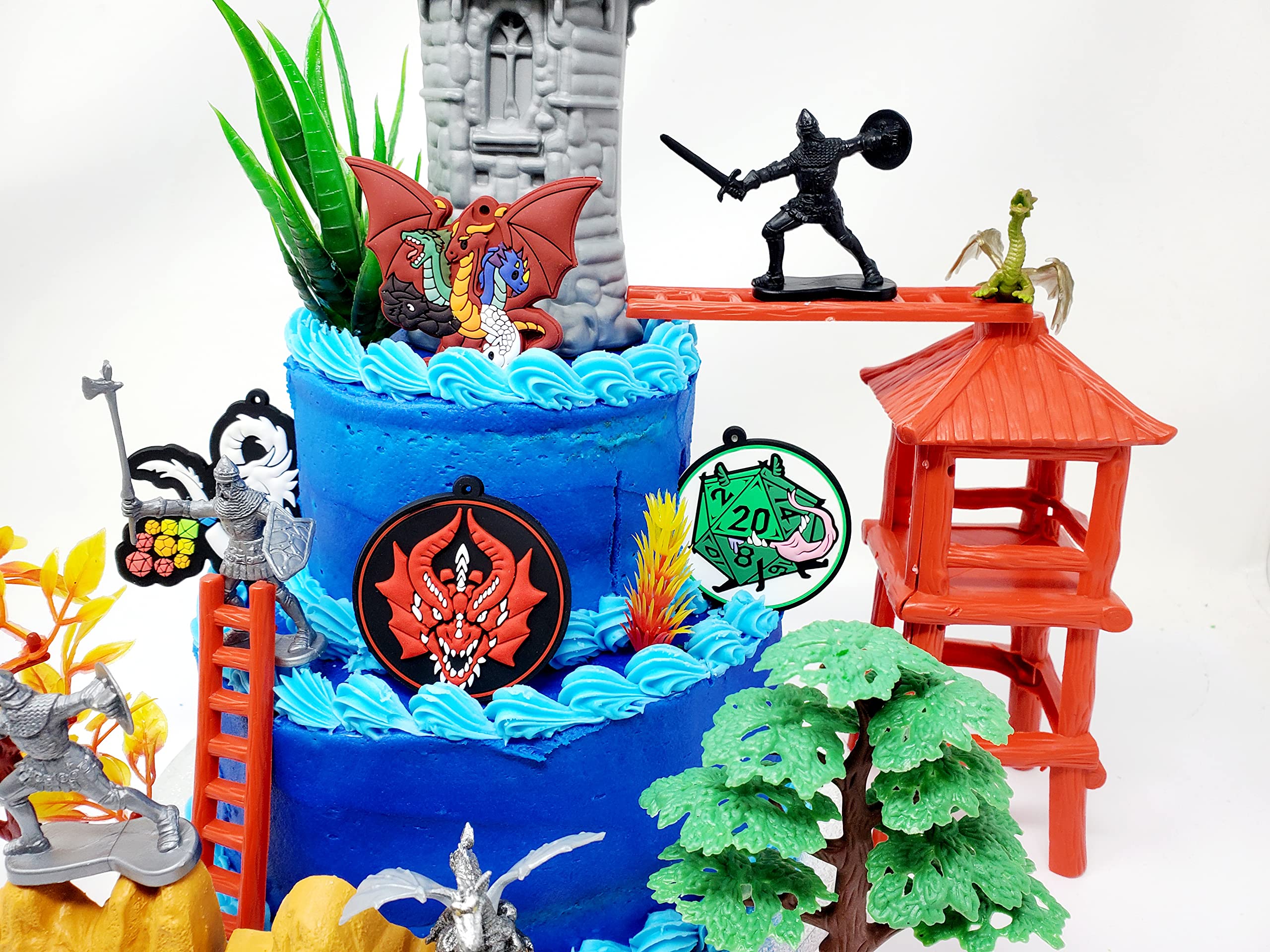 Buy Dungeons & Dragons Deluxe Birthday Cake Topper Set Featuring ...
