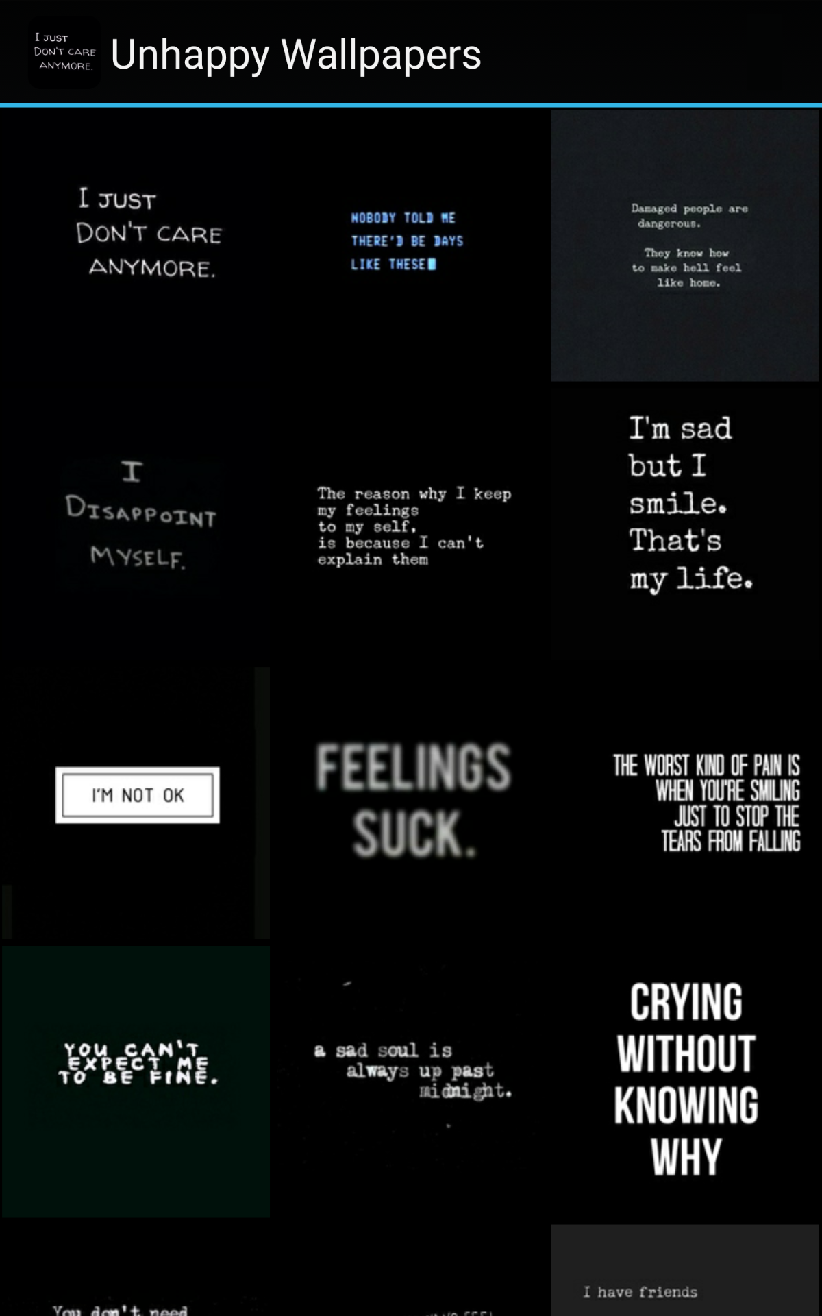 Unhappy Wallpapers - App on Amazon Appstore